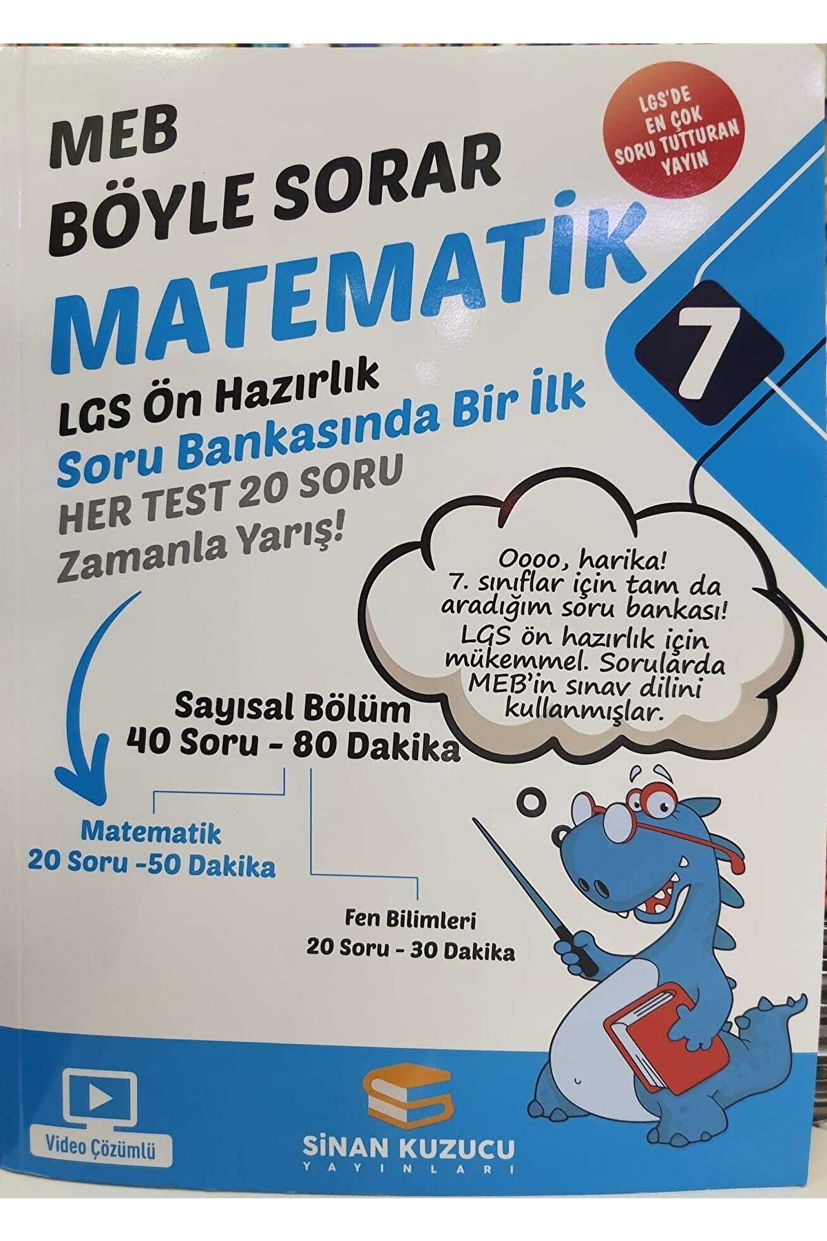 SİNAN KUZUCU YAYINLARI 7. Sınıf Meb Böyle Sorar Matematik Soru Bankası ...