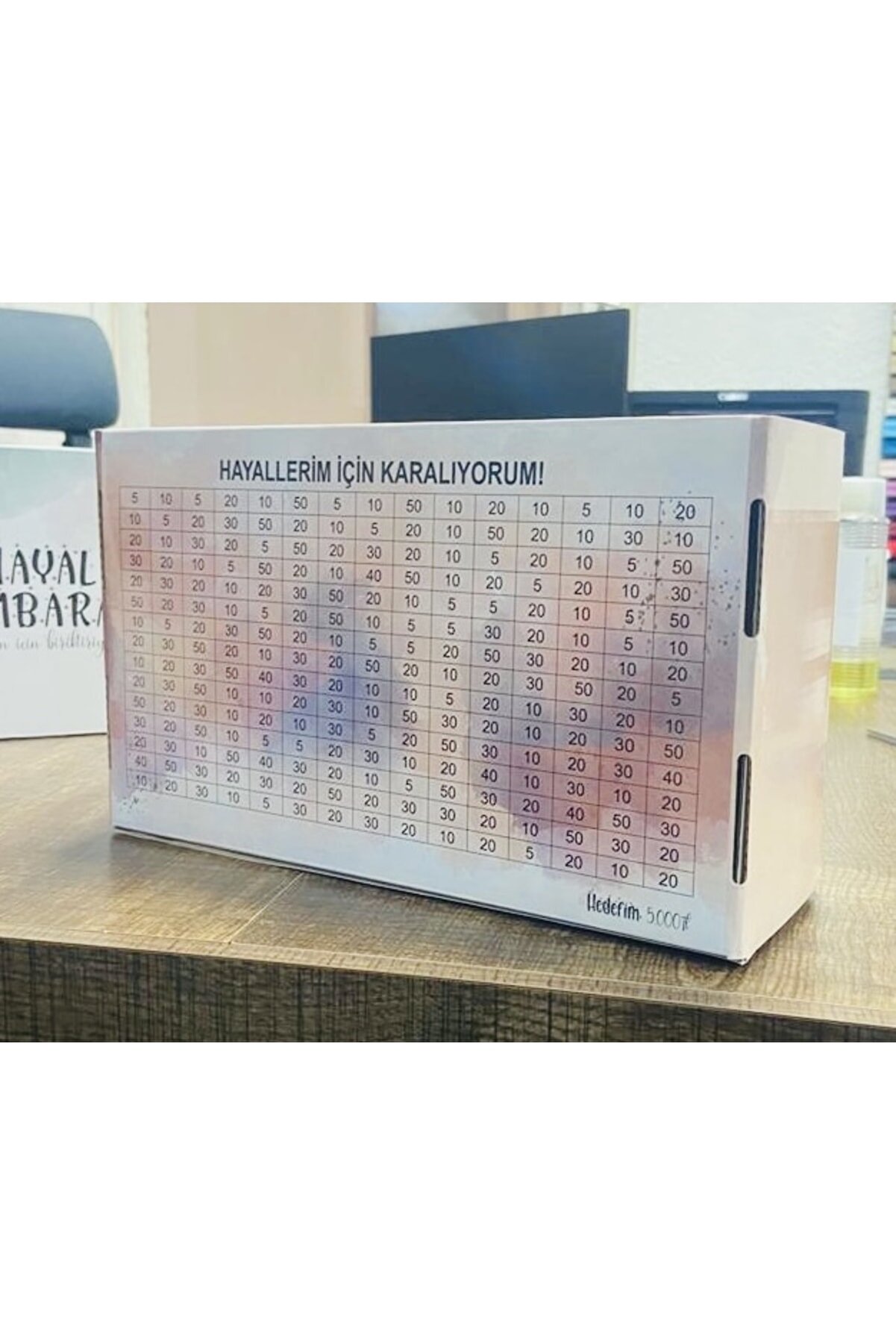 KÜÇÜK EW Hedef Kumbara Parabox Kumbara 5000 Tl Para Biriktirme Kutusu ...