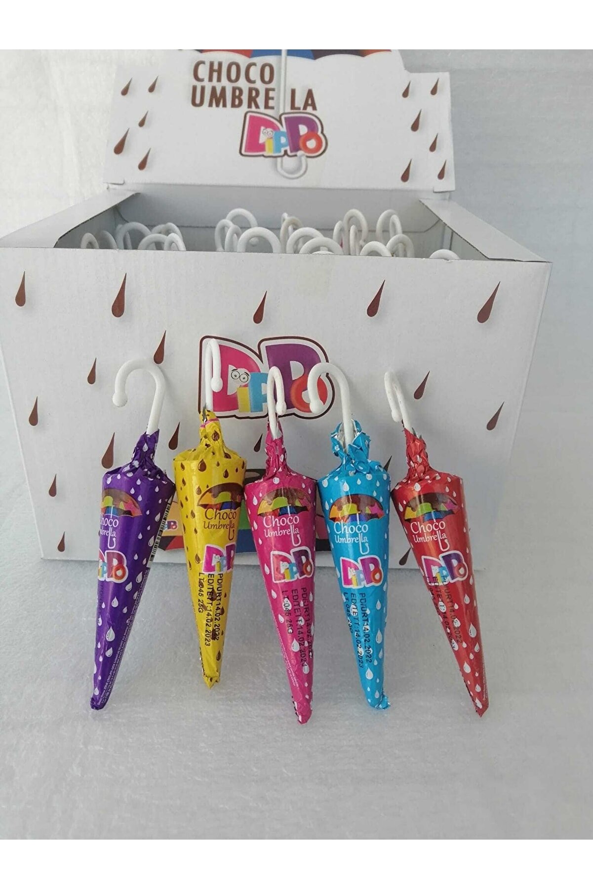 ZİRVE ÇİKOLATA Dippo Choco Umbrella- Şemsiye Çikolata 30 Lu - Fiyatı ...