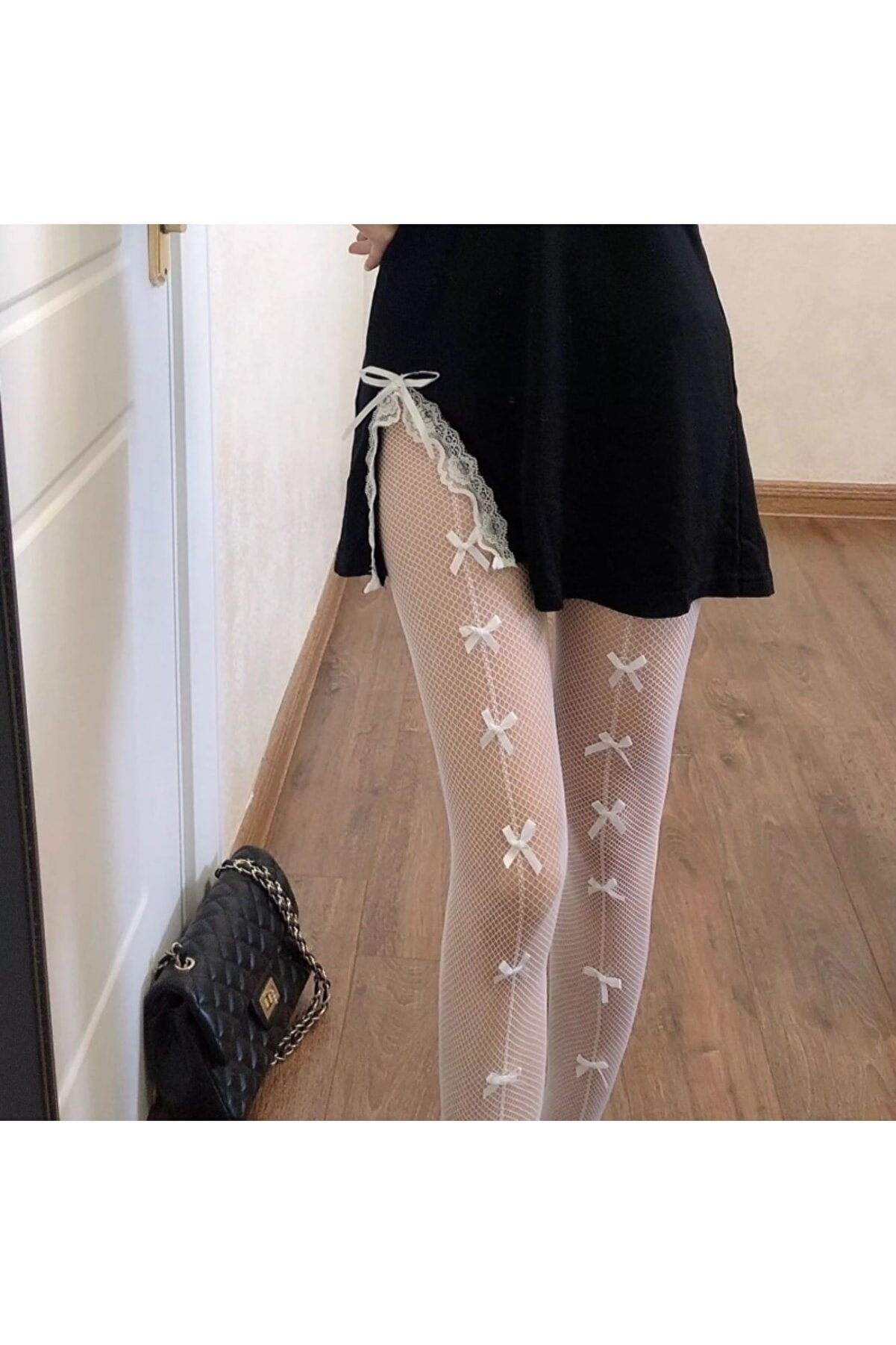 VEGAROKS Lolita Kurdeleli Ithal Beyaz Külotlu Çorap - Fiyatı, Yorumları