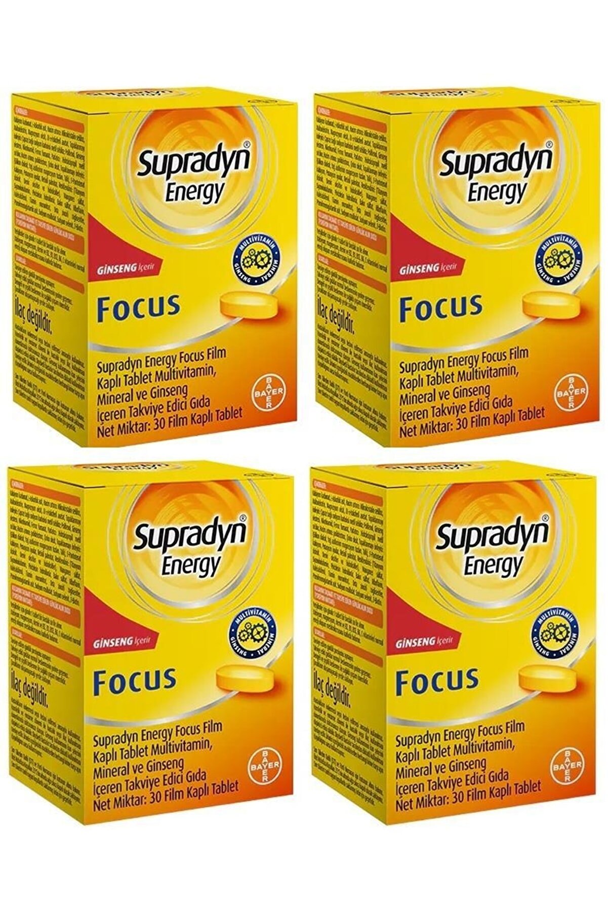 Supradyn Energy Focus 30 Tablet 4 Adet Fiyatı, Yorumları - Trendyol