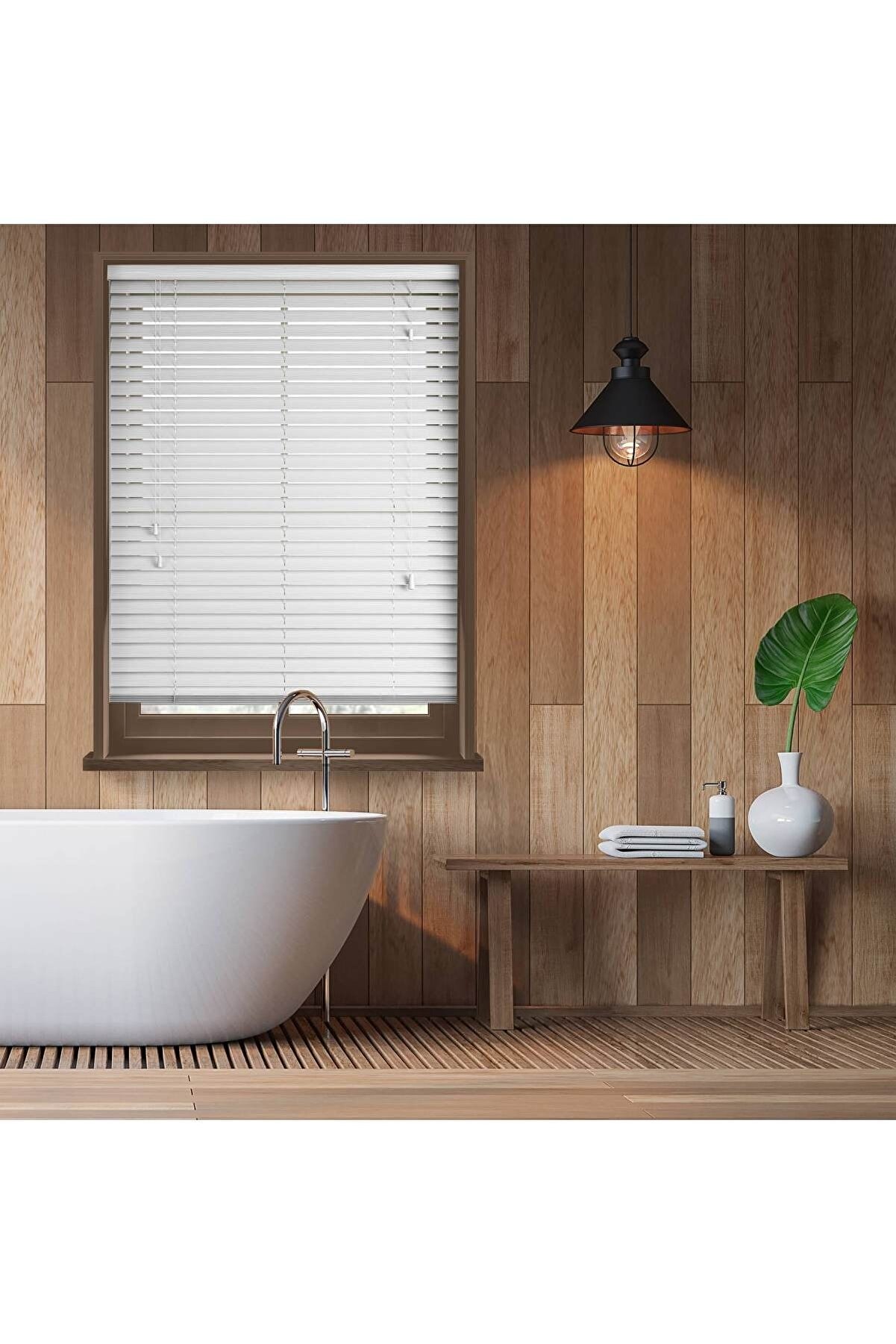 Orta Anadolu Deco Beyaz,, Ahşap Jaluzi Perde 50mm, Ahşap Perde, Ahşap ...