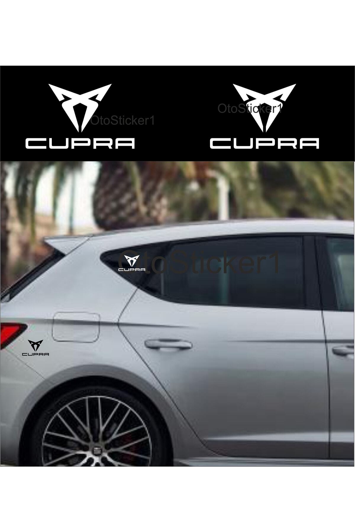 Oto Sticker Seat Cupra Sticker Seti 12x8cm 2 Adet Beyaz Fiyatı ...