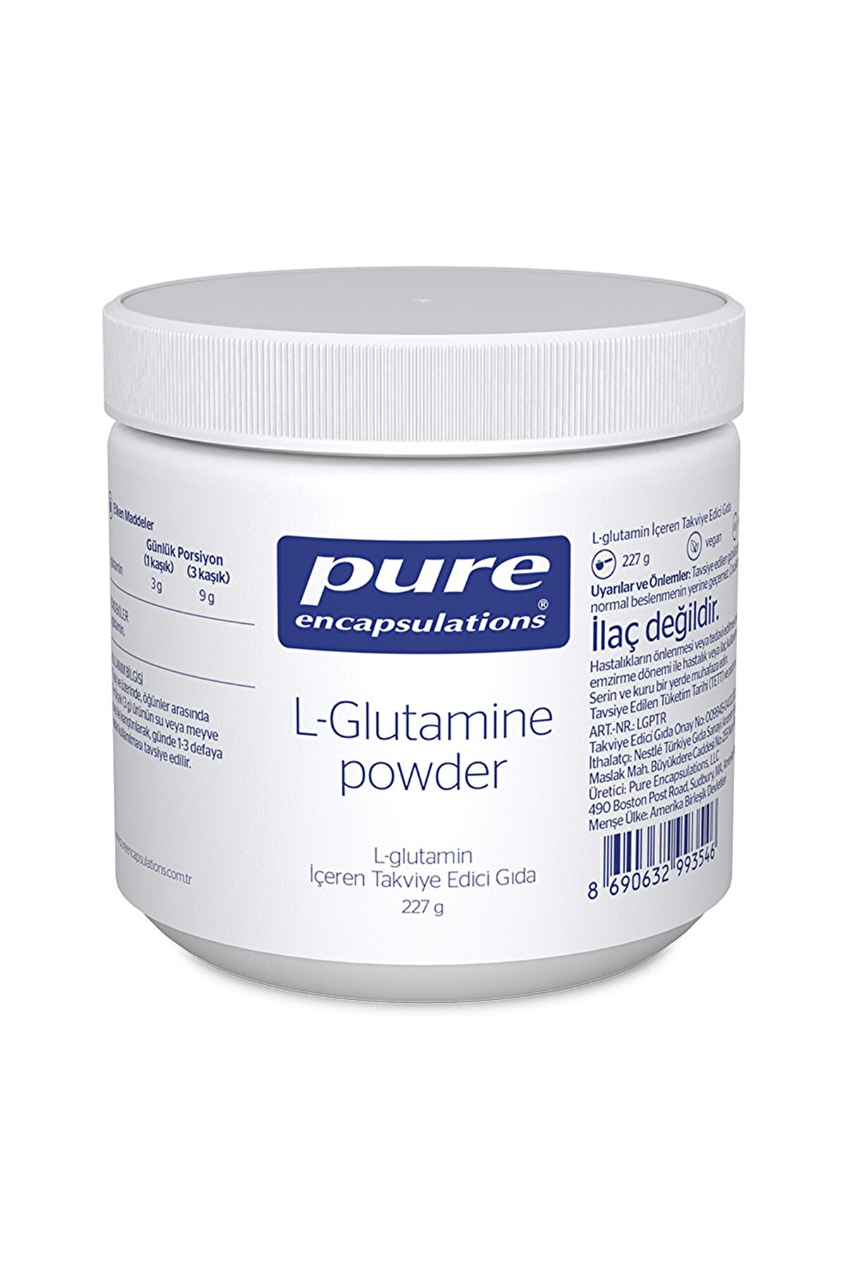 Pure Encapsulations L-glutamine Powder 227 gr - Fiyatı, Yorumları