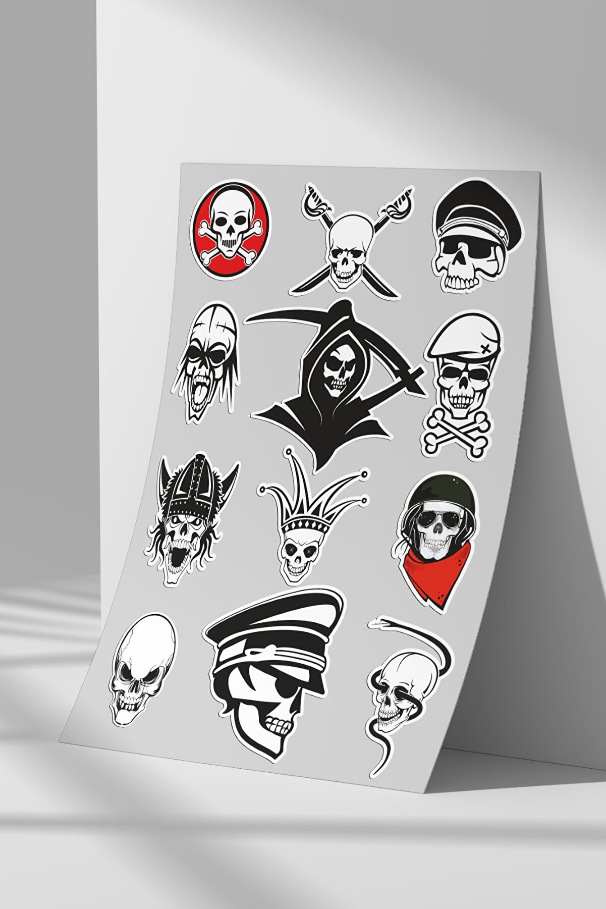 Sticker Market Kuru Kafa Sticker Seti, Düz Yüzeyler Için A4 Boyutu ...