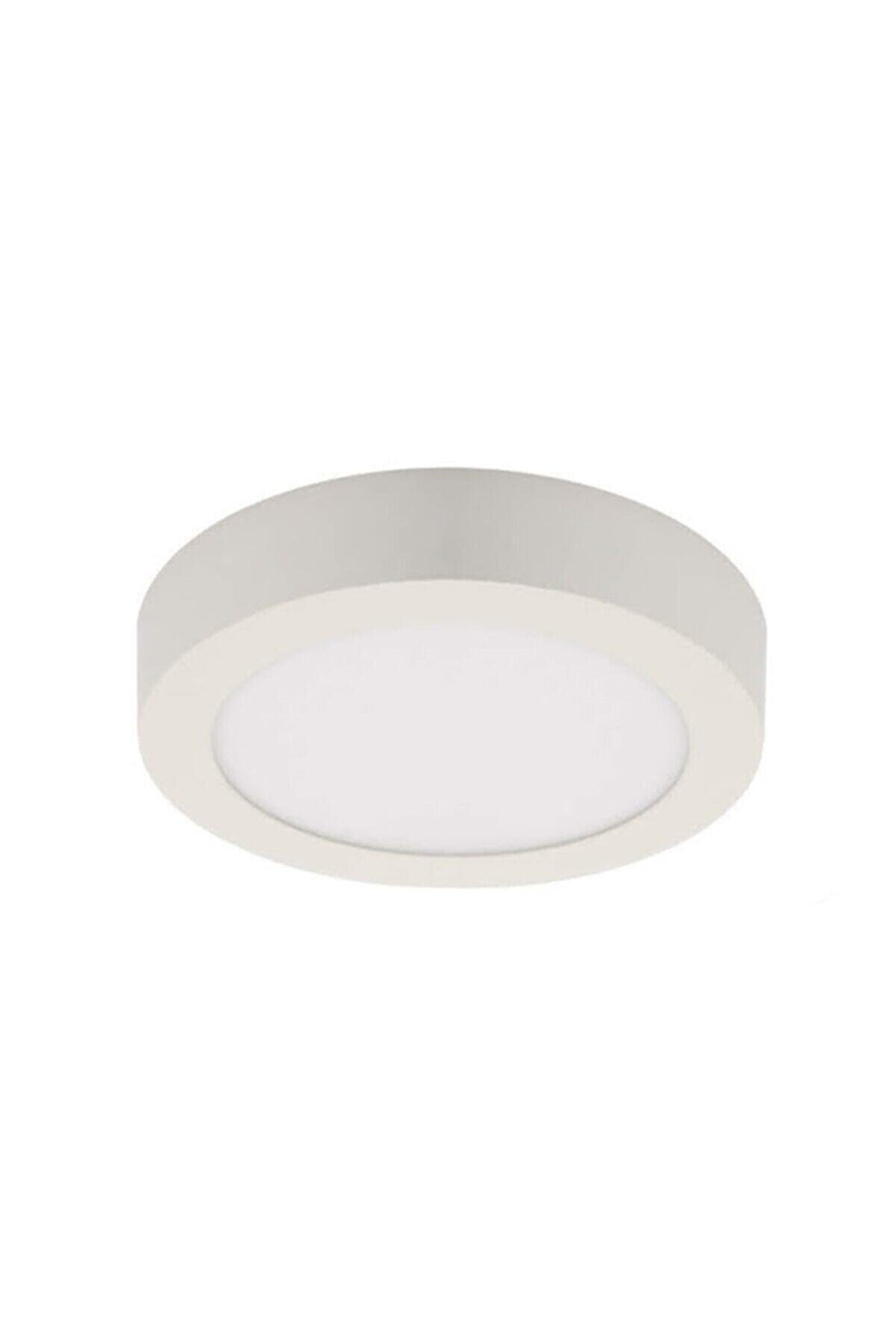 MOLLED Beyaz Ledli 24 Watt Yuvarlak Sıva Üstü Led Panel Tavan Armatürü ...