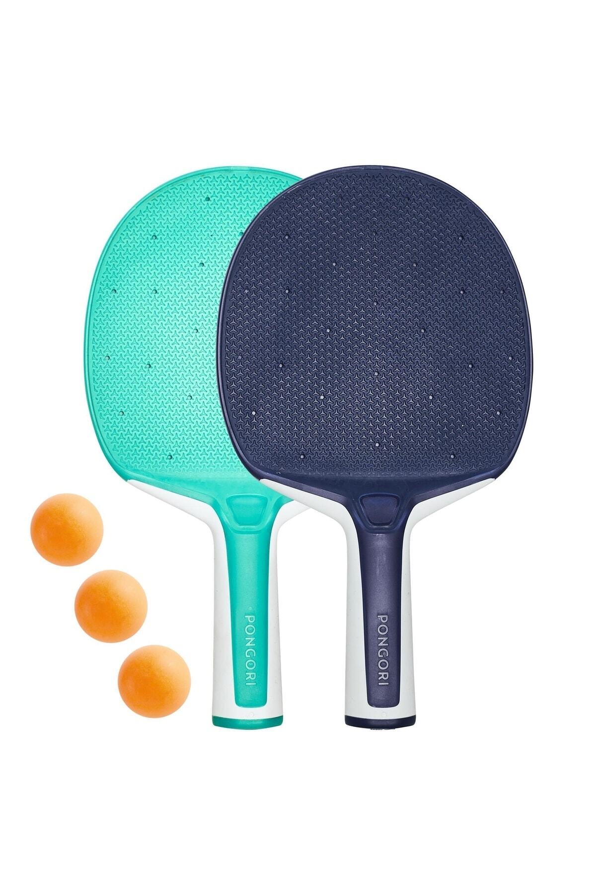 Decathlon Pongori 2 Raket Ve 3 Toptan Oluşan Masa Tenisi Seti - Ppr 130 ...