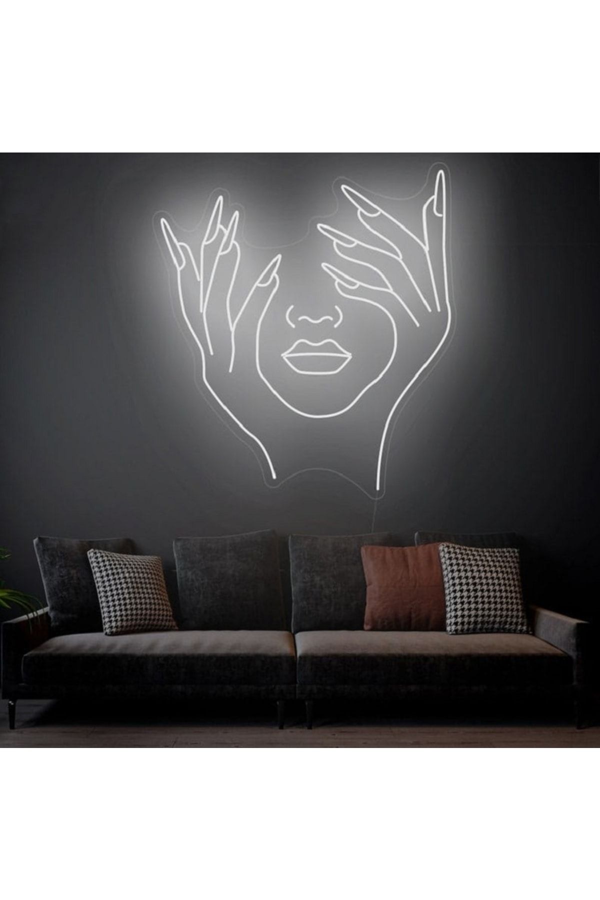 Smİle Concept Saklı Güzellik Neon Led Dekoratif Duvar Yazısı Tabelası