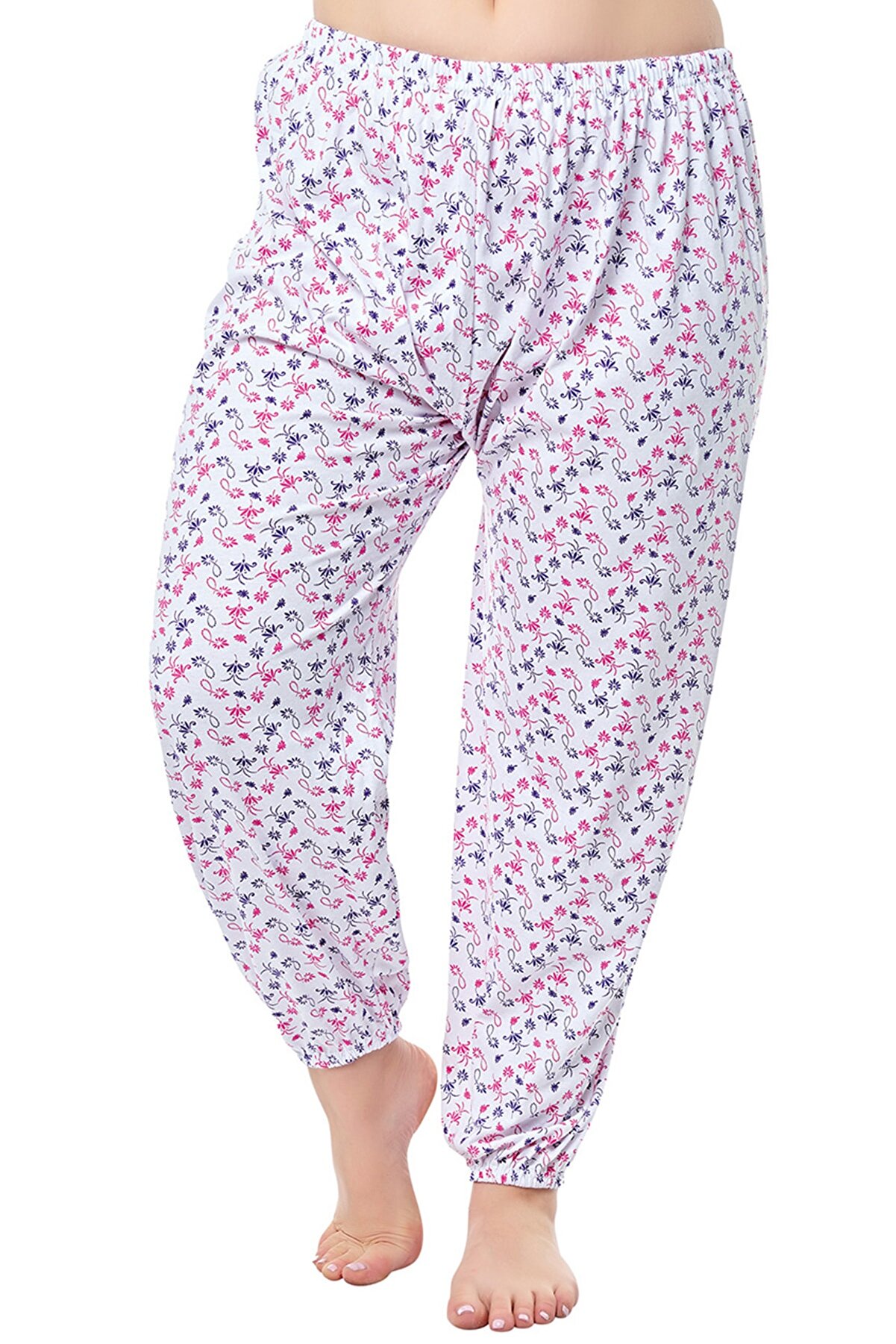 MÇ İÇ GİYİM Uzun Yazlık Empirme Don Paçası Lastikli Desenli Battal ...