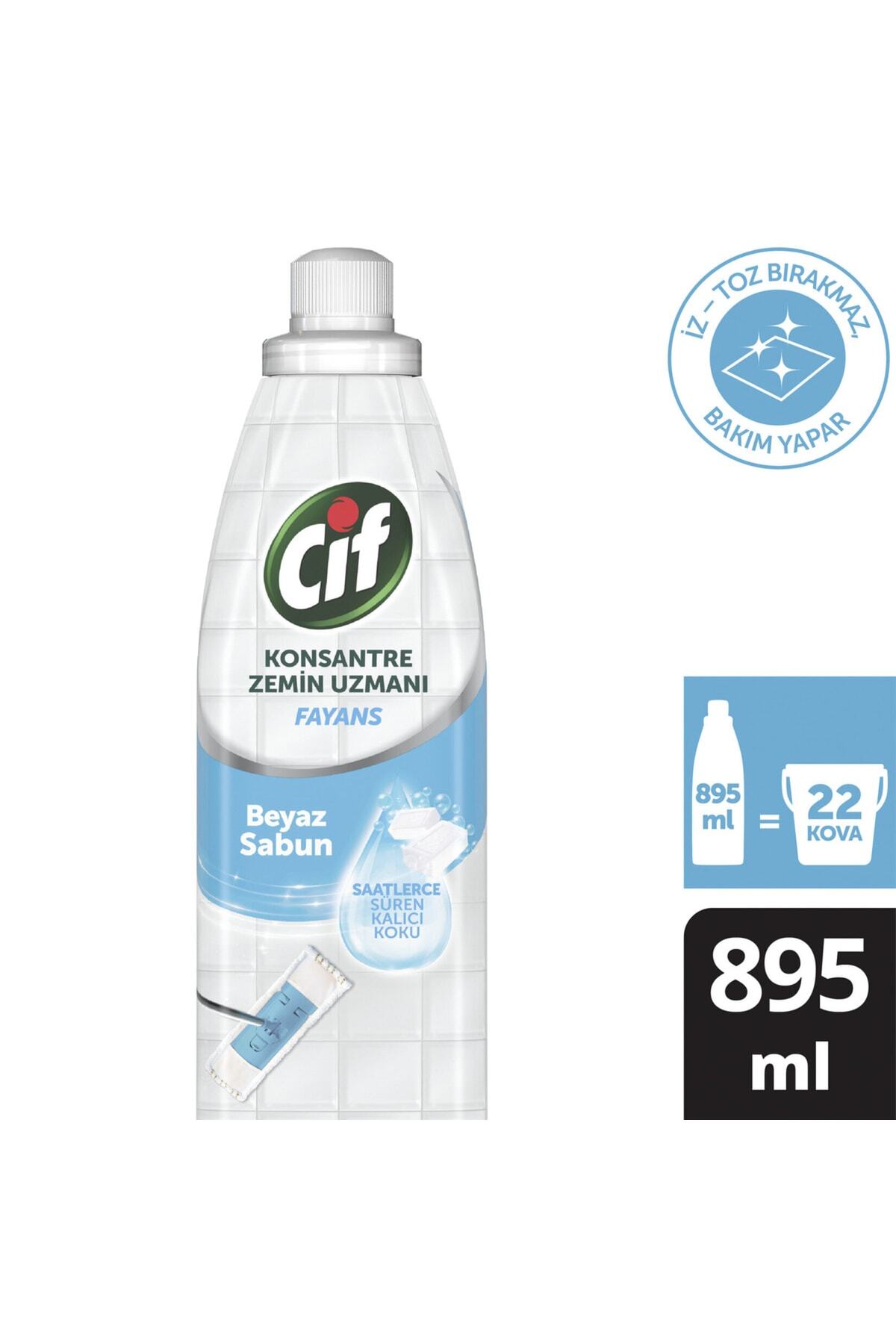 Cif Konsantre Zemin Uzmanı Fayans Beyaz Sabun 895 Ml Fiyatı, Yorumları ...