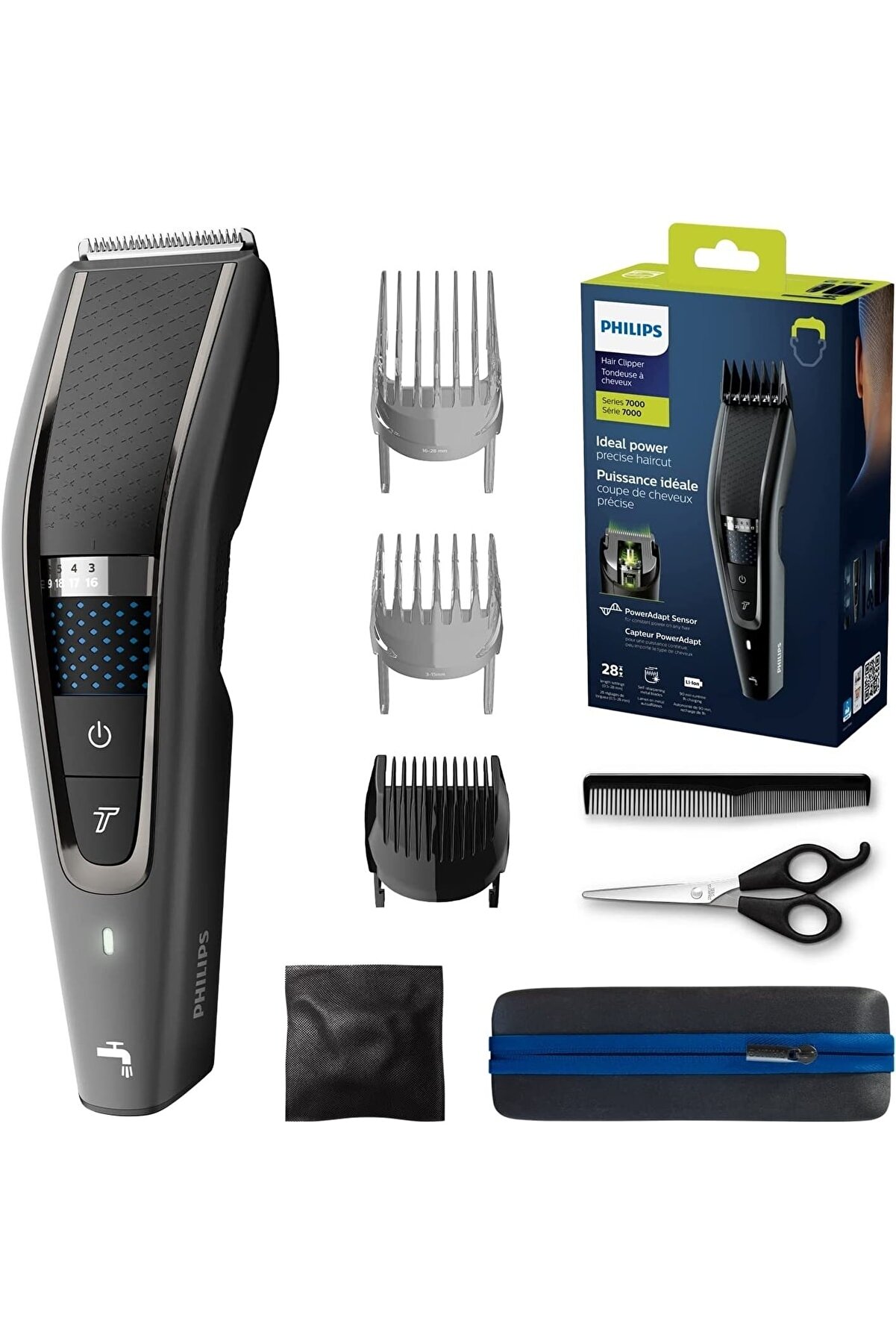 Philips Hc7650/15 Series 7000 Saç Kesme Makinesi, 28 Uzunluk Ayarı, 3 ...