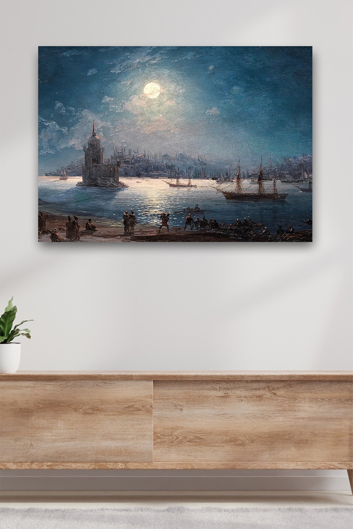 Sanat Tablo Istanbul Kız Kulesi Resim Kanvas Tablo Dekoratif Duvar ...