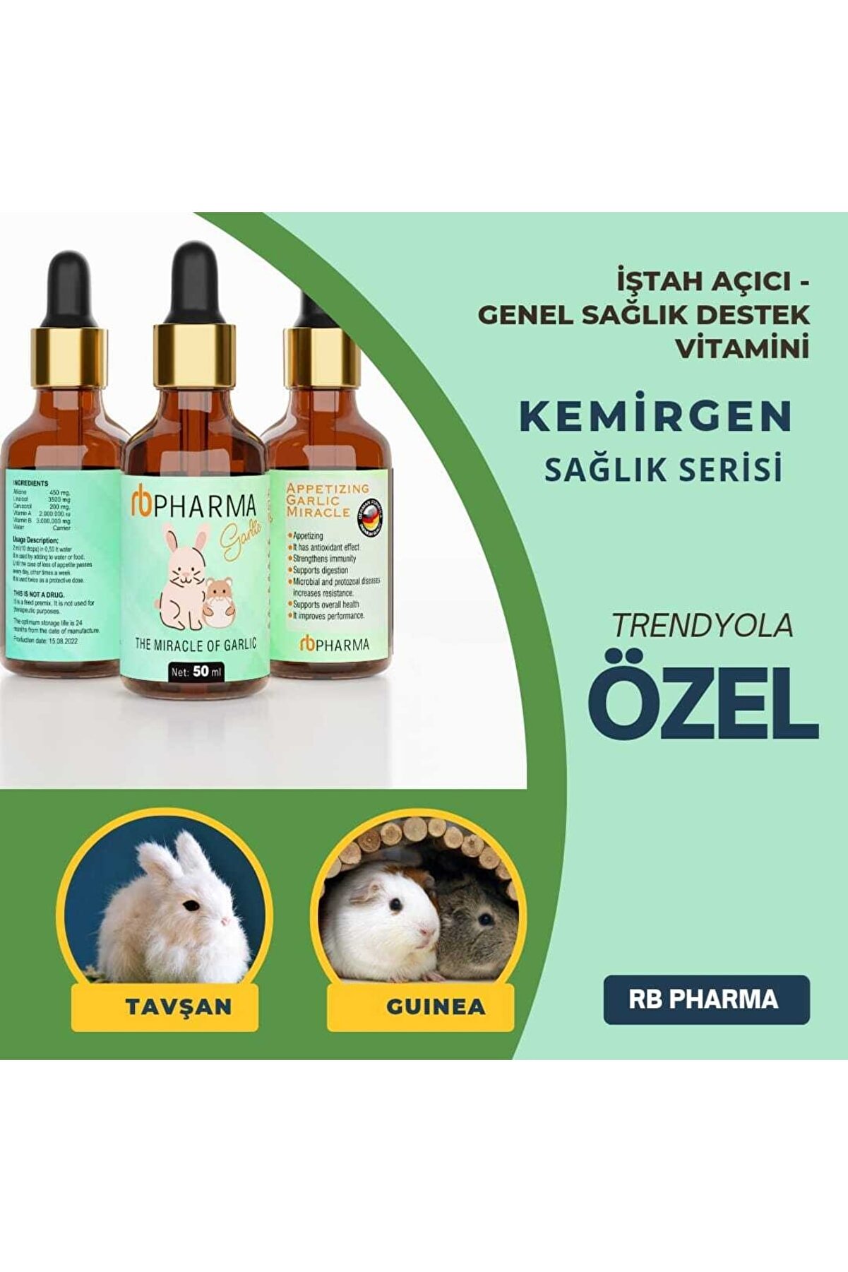 RB PHARMA Kemirgenler Için Genel Sağlık Destekleyici Ve Istah Açıcı ...