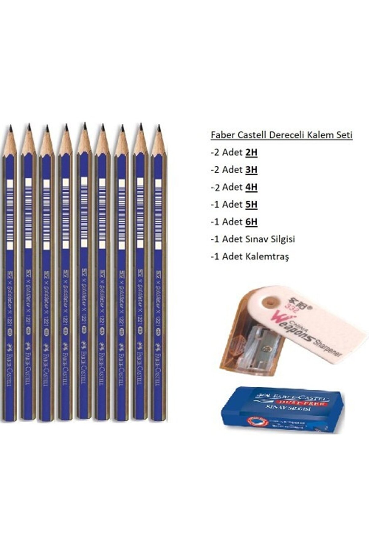 Faber Castell Faber-castell Resim Kalemi Faber Dereceli Kalem Seti ...