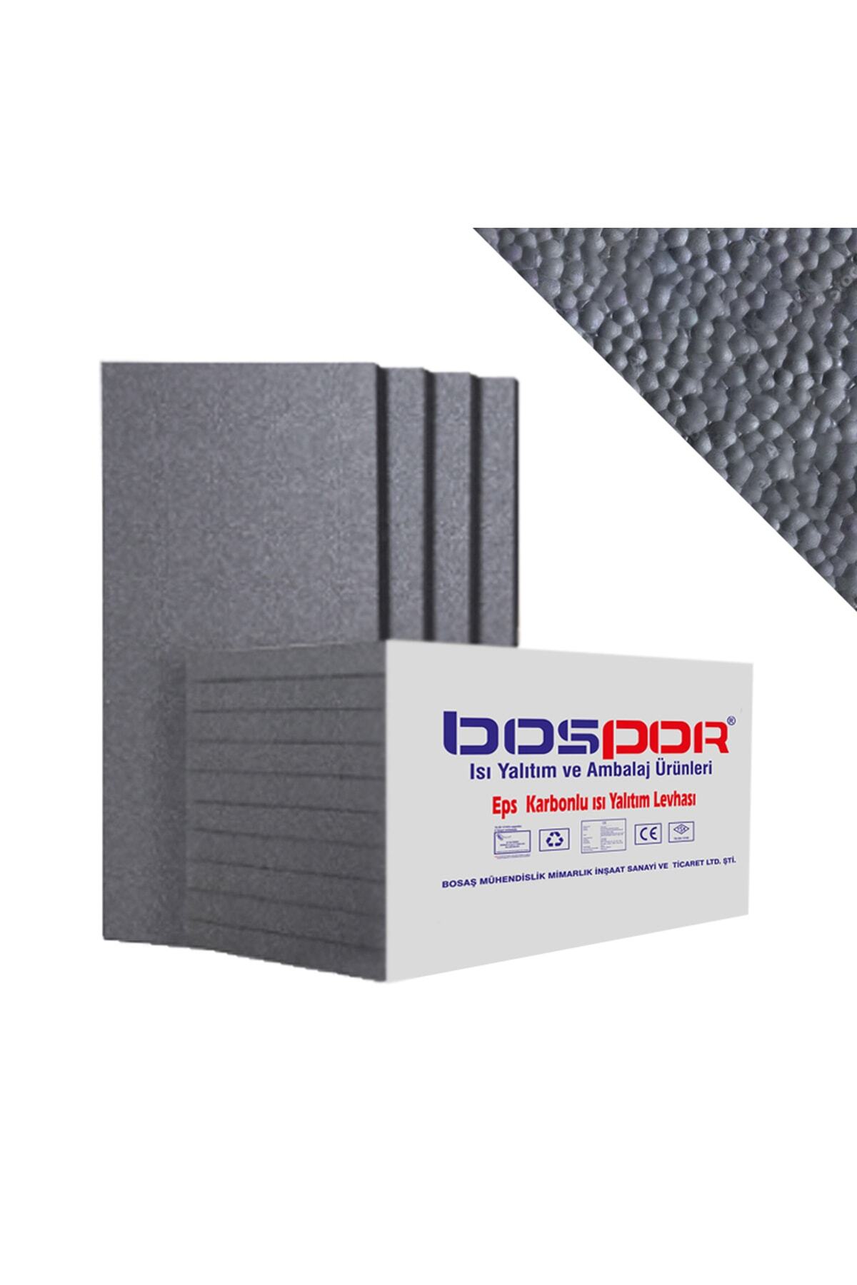 BOSPOR Strafor Köpük Eps Karbonlu Levha 5cm 14-16 Dns Sert - Fiyatı ...