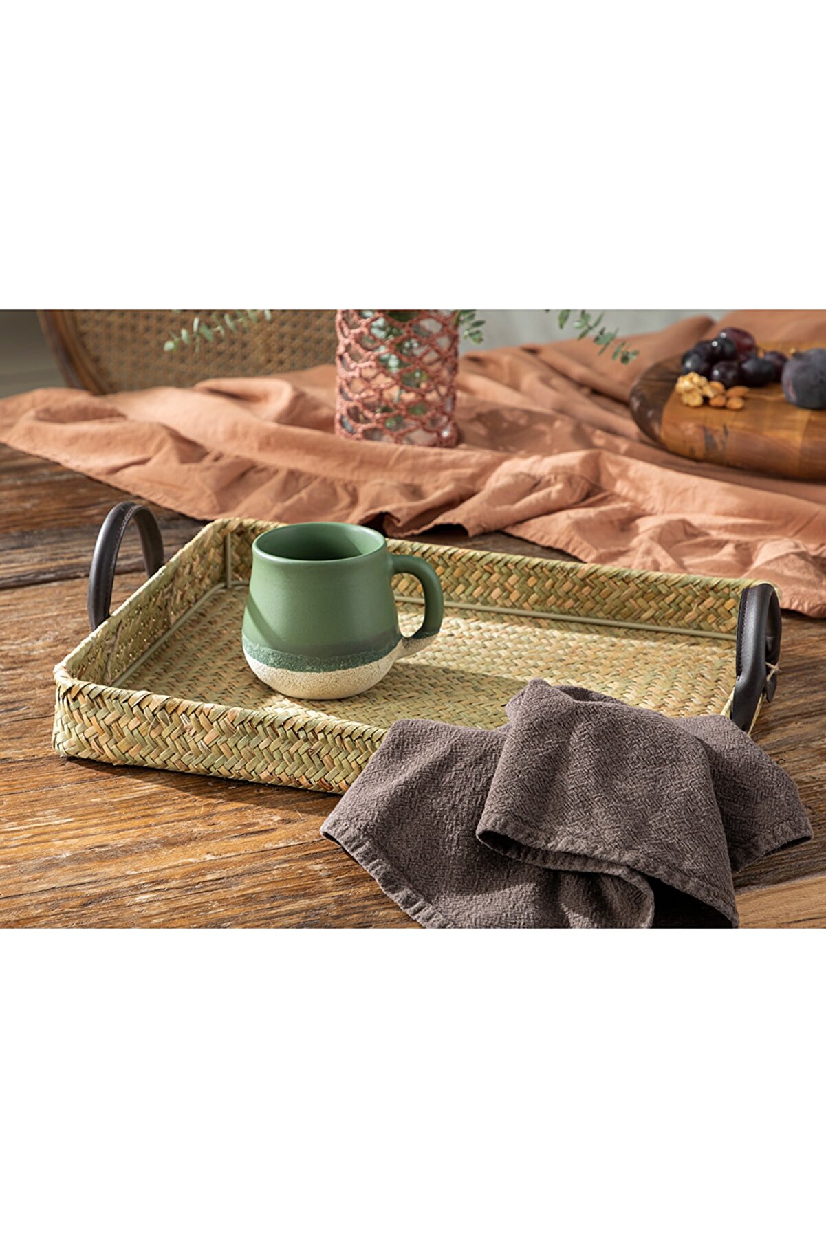 English Home Lauren Hasır Tepsi 40x30 Cm Kahve Fiyatı, Yorumları - Trendyol