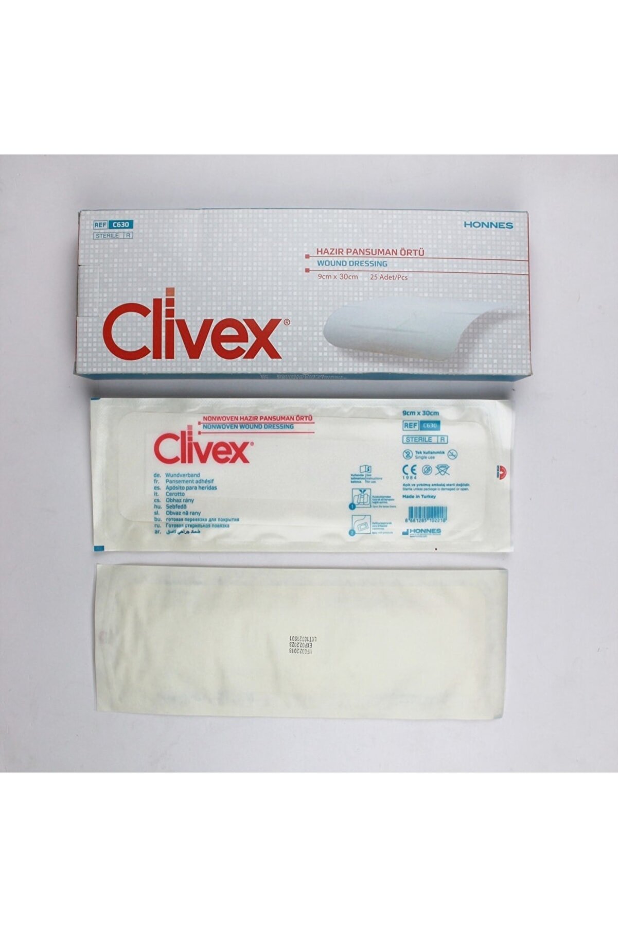 CLİVEX Clıvex Hazır Pansuman Örtüsü 9cmx25cm 25'lik Fiyatı, Yorumları ...