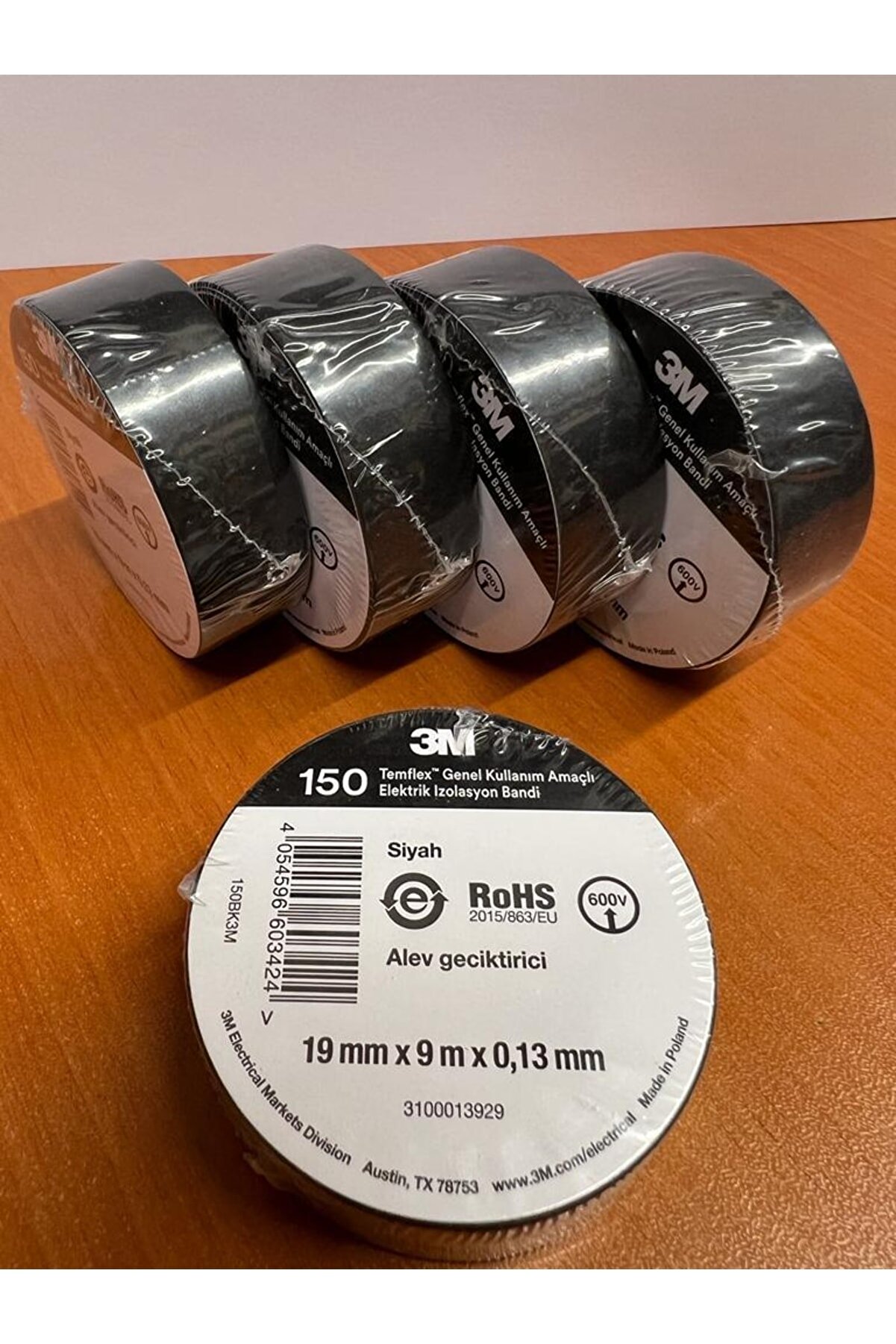 3M Temflex 1300e Izole Bant 18mmx9.15mt Siyah 10 Adet Fiyatı, Yorumları ...