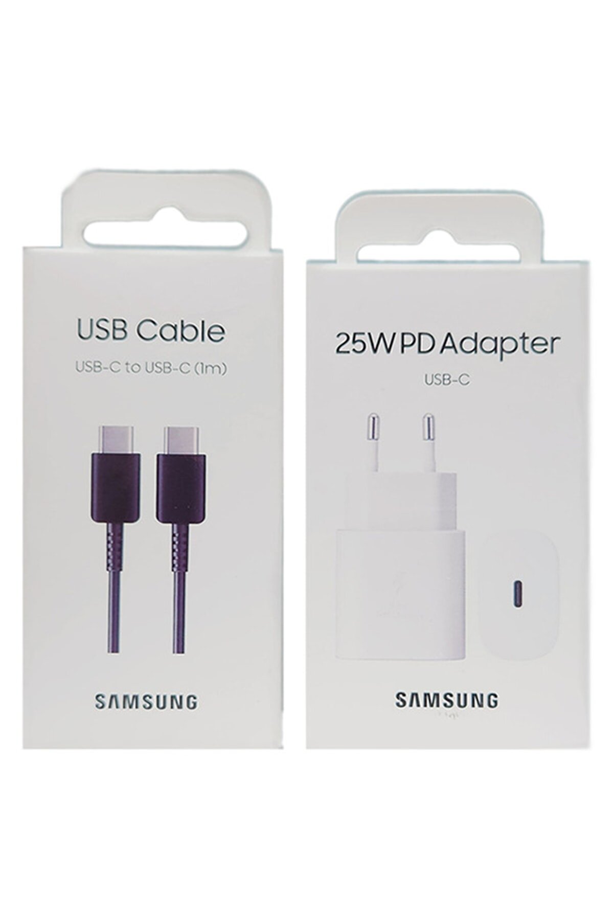 Samsung Orijinal Pd 25w Hızlı Şarj Adaptörü ( Ep-ta800n ) Ve Siyah Usb ...