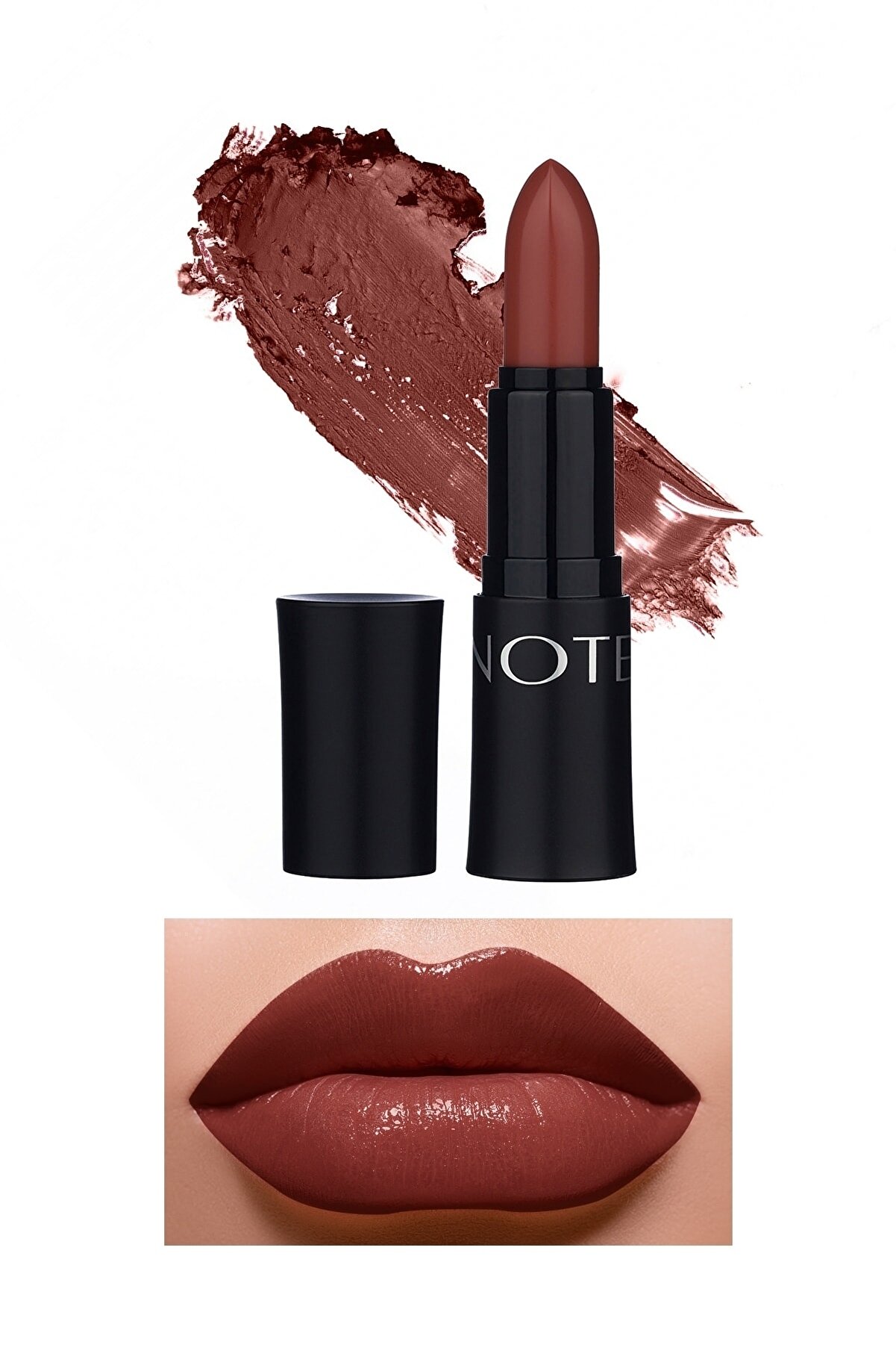Note Cosmetics Mattemoist Lipstick Mat Bitişli Ruj 314 Mocha Rain ...