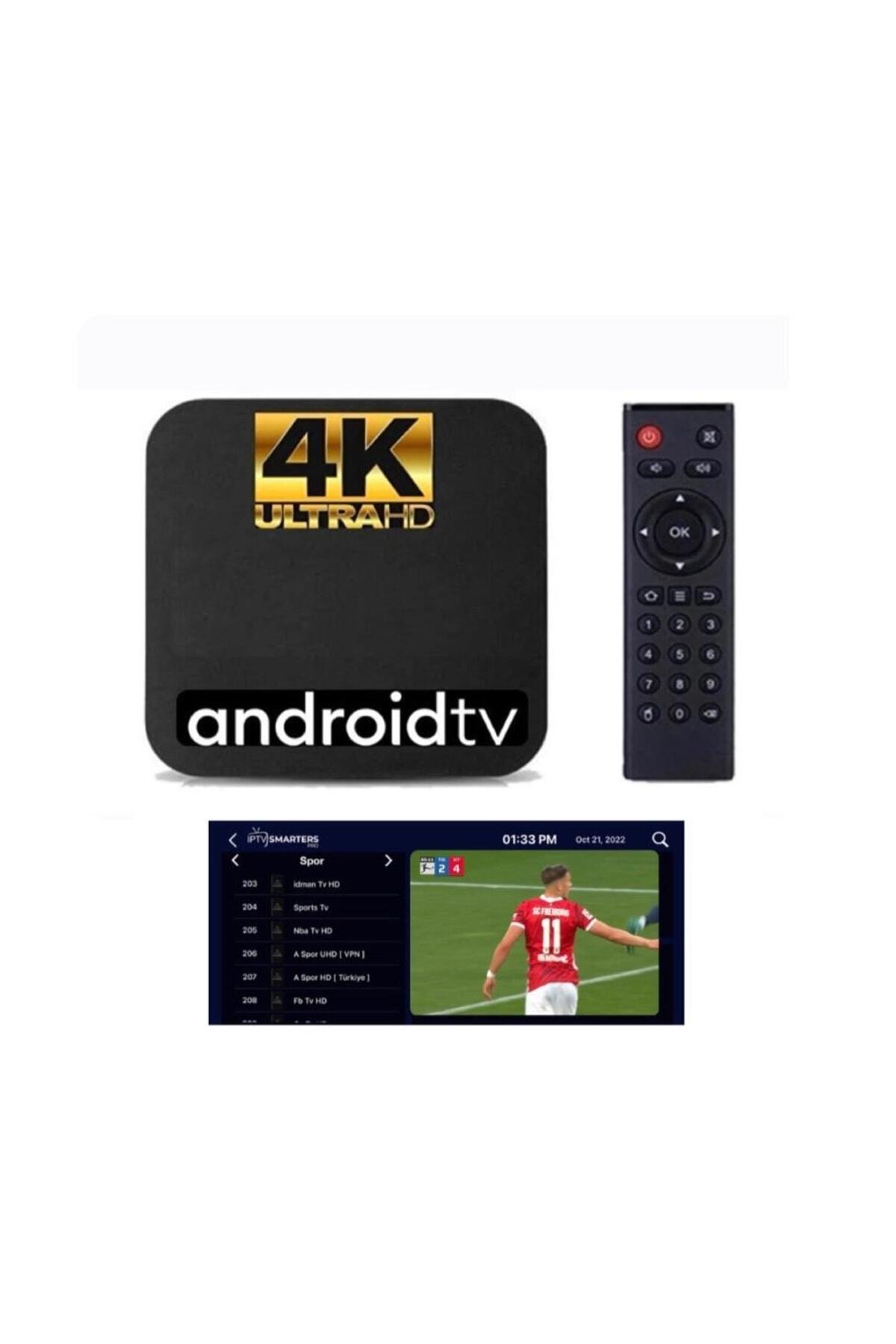Smart 4k Uhd Android Tv Box - Ip.tv / Full Paket Yayın Hediyeli ...
