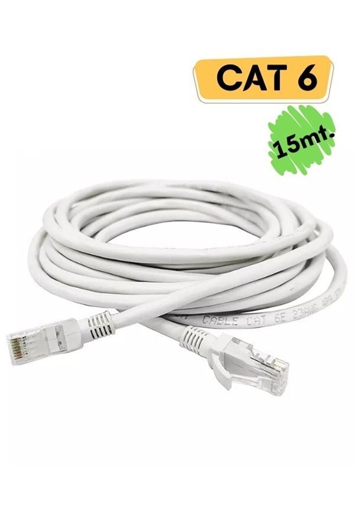Vetech Cat6 15mt Lan Ethernet Kablosu Fabrikasyon Internet Kablo Fiyatı ...