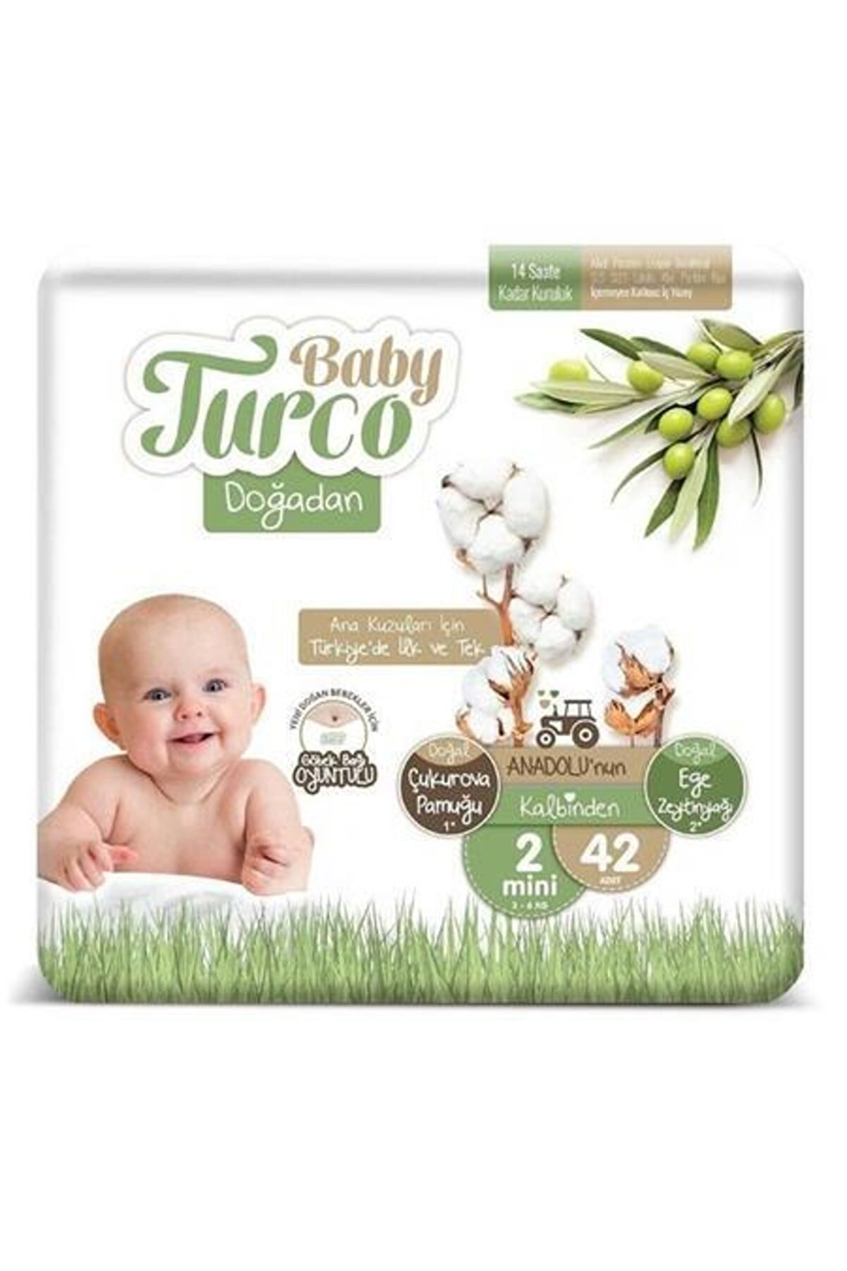 Baby Turco Cocuk Bezı Mını 42 Lı No:2 (3-6 Kg) - Fiyatı, Yorumları