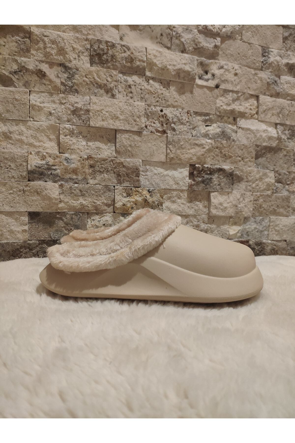 Iconic Shop Yumuşak Sessiz Eva Taban Içi Kürklü Panduf Terlik Kislik ...
