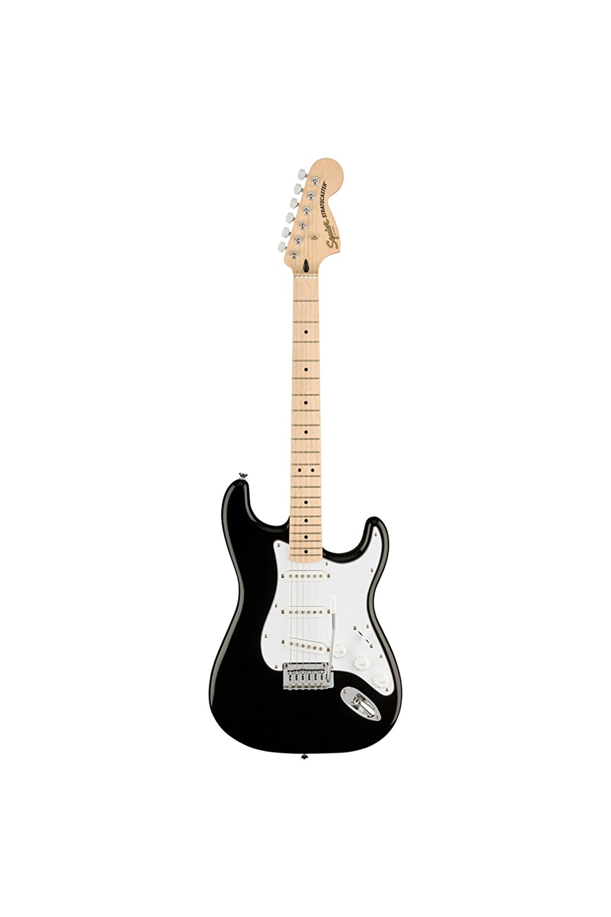 FENDER Squier Affinity Stratocaster Akçaağaç Klavye Siyah Elektro Gitar ...
