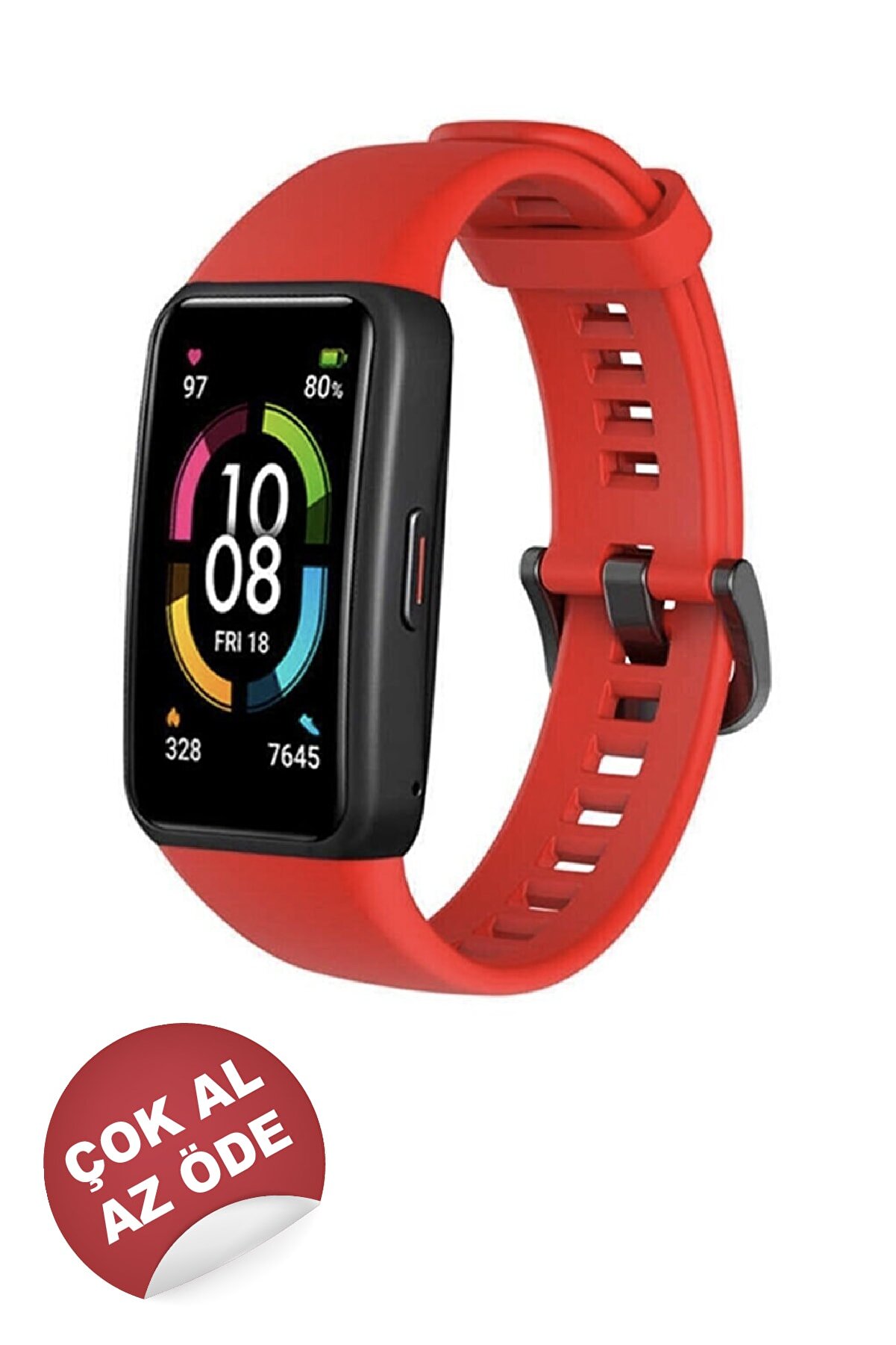 mimtec Huawei Band 6 Ve Honor Band 6 Uyumlu Soft Silikon Kordonu ...