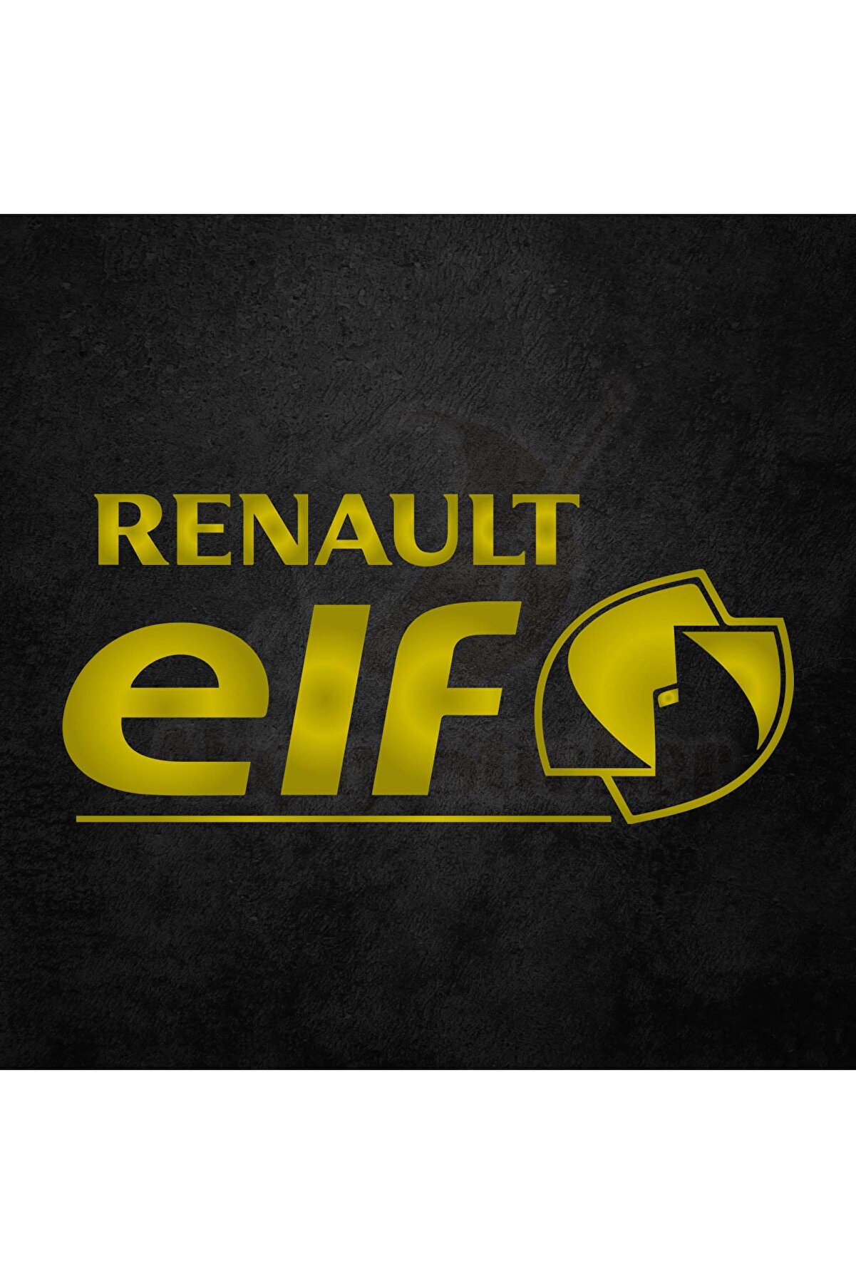 Akçay Sticker (2 Adet) Renault Elf Sticker Orijinal Içten Yapıştırmalı ...
