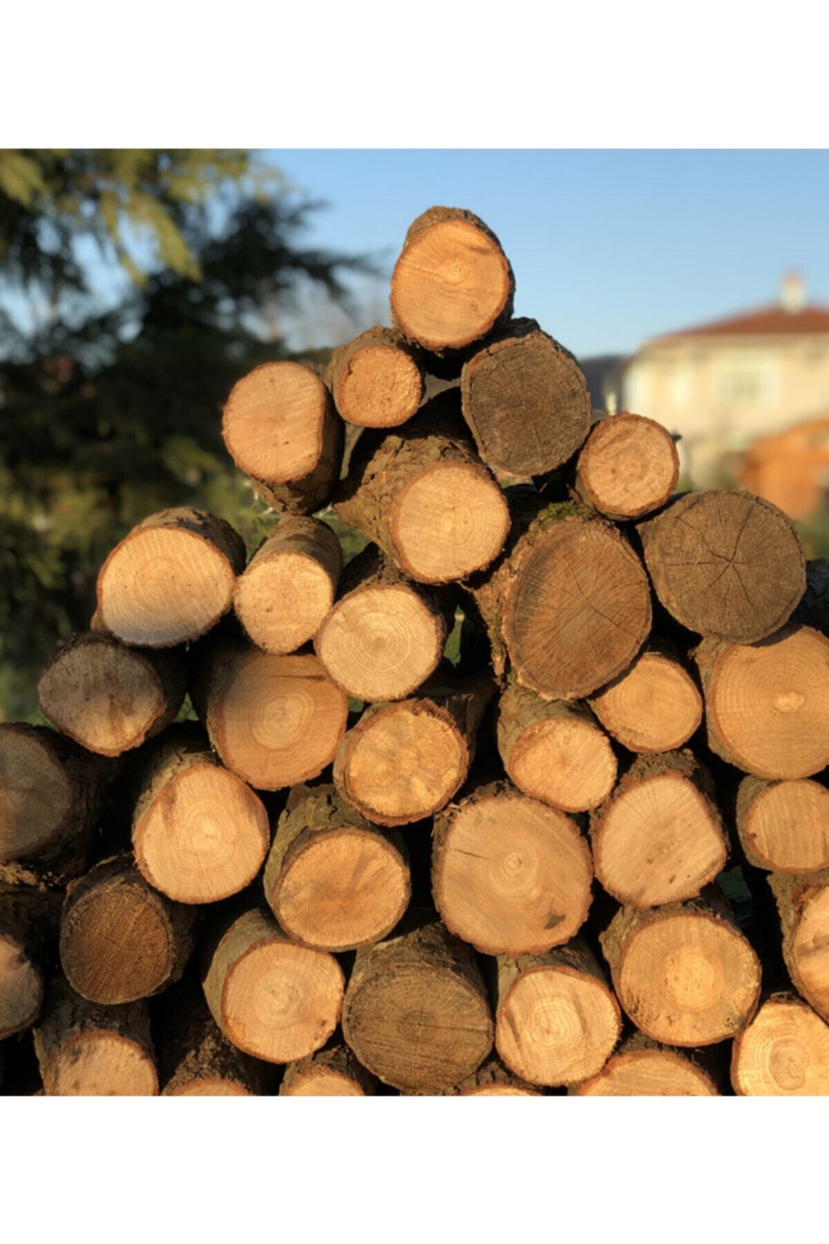 ODUN AL 40 Kg Yuvarlak Uzun Keyif Şömine Odunu, Meşe Odunu, Şöminelik ...
