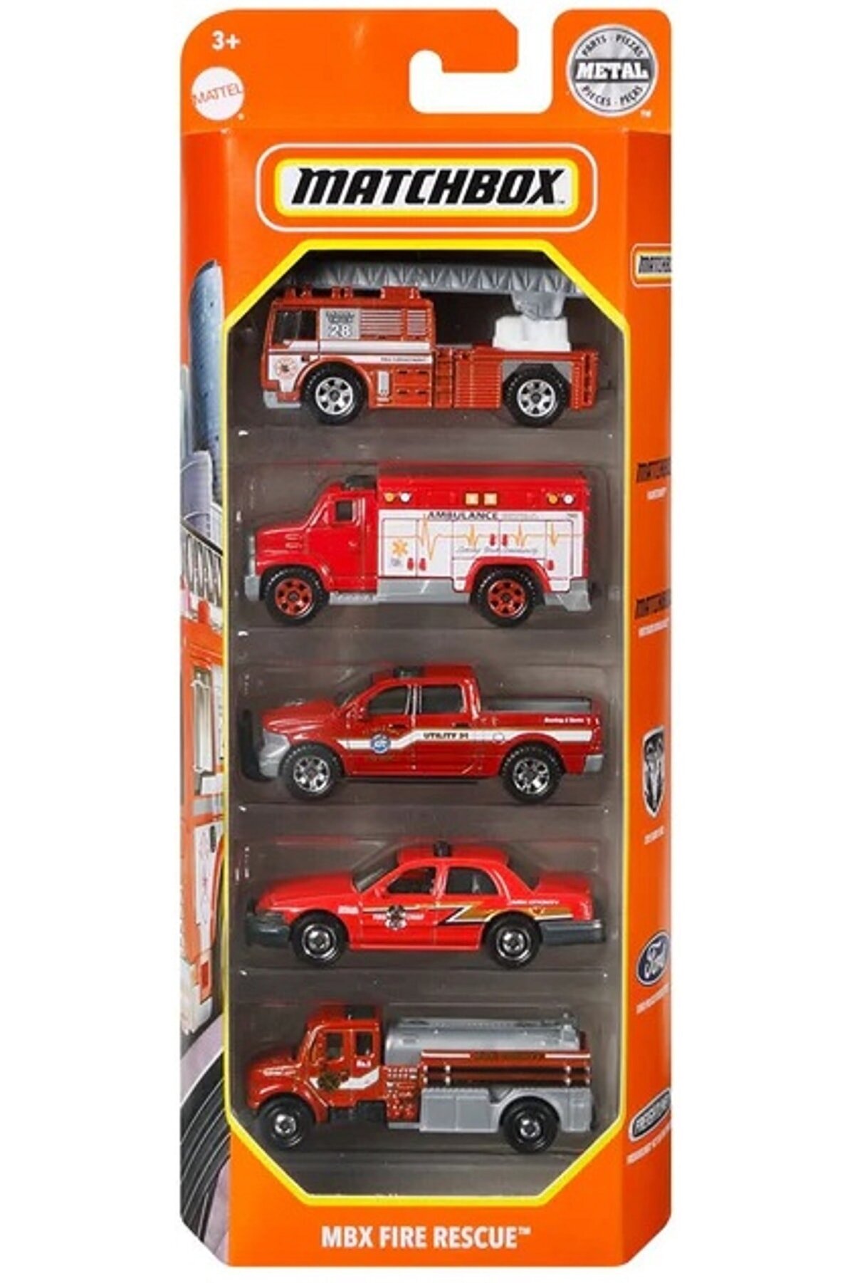 Matchbox Fire Rescue Seti 5 Oyuncak Metal Araba Die Cast Diecast ...