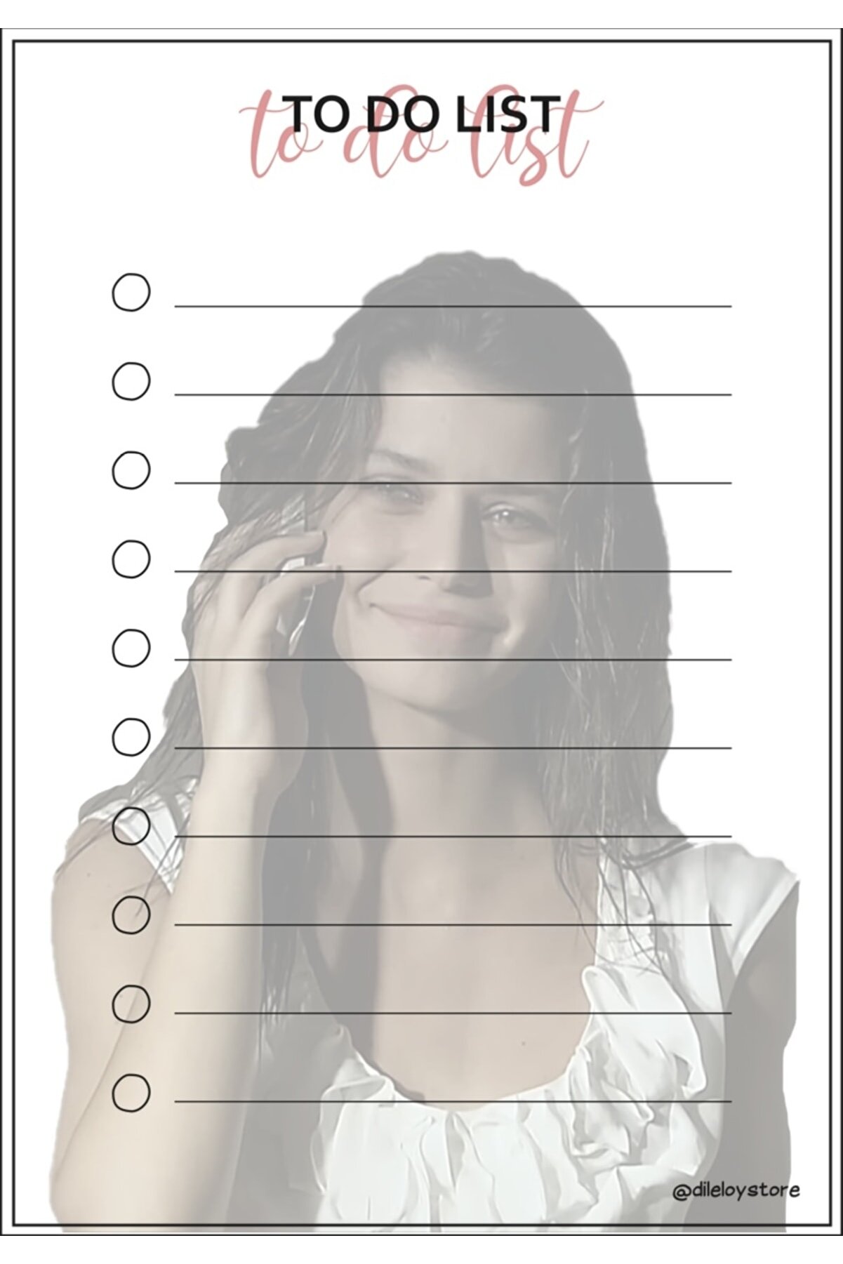 DileloyStore Bihter Ziyagil Bask l Bloknot to Do List Defter DileloyStore Bihter Ziyagil Bask l Bloknot to Do List Defter