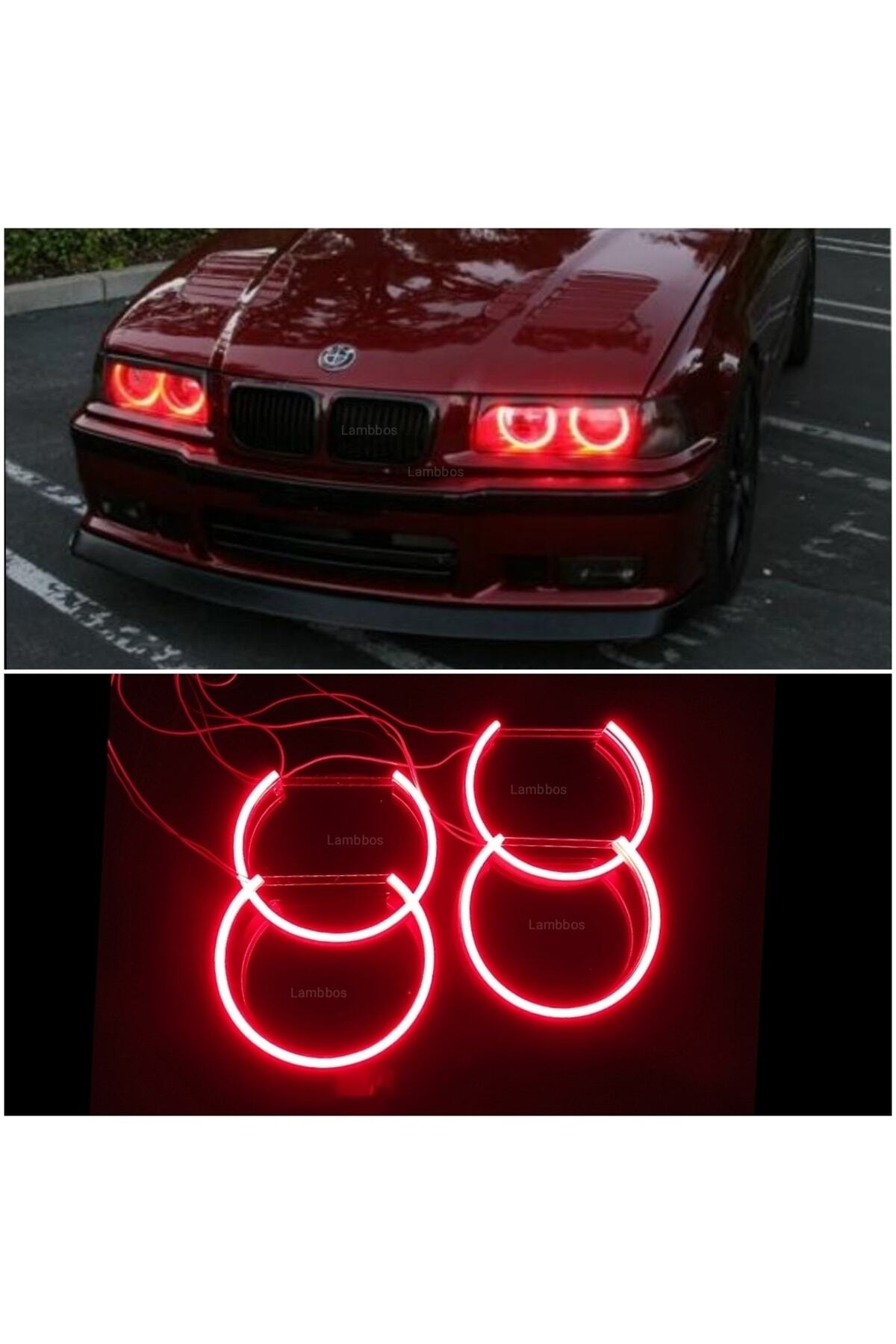 Lambbos Bmw E36 Angel Eyes Halka Kırmızı Pamuk Led Fiyatı, Yorumları ...