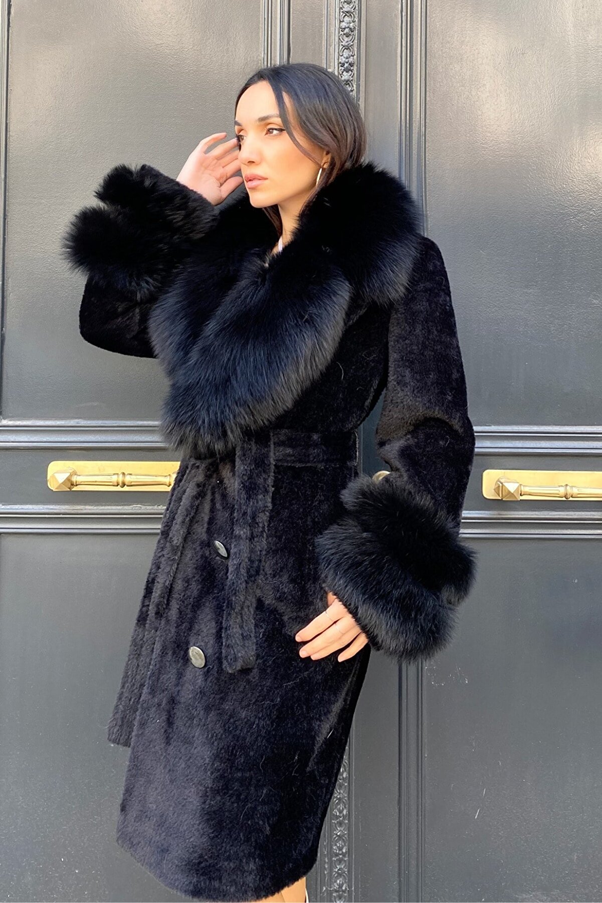 Lava design Alcantara Kaban & Kürklü Kaban Kadın Kaban Model ...