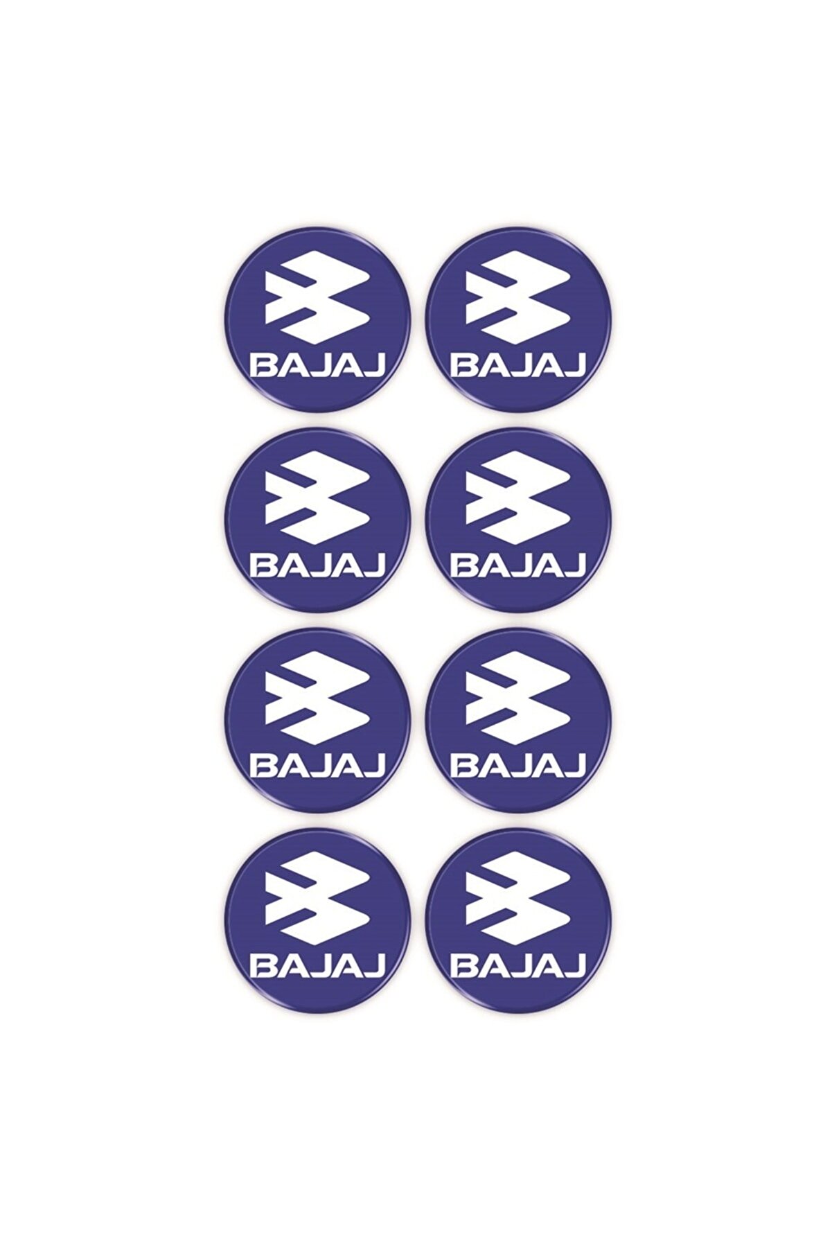 Redline Grafik Bajaj Logo 8'li Koruma Takozu 3d Sticker Etiket Mavi ...