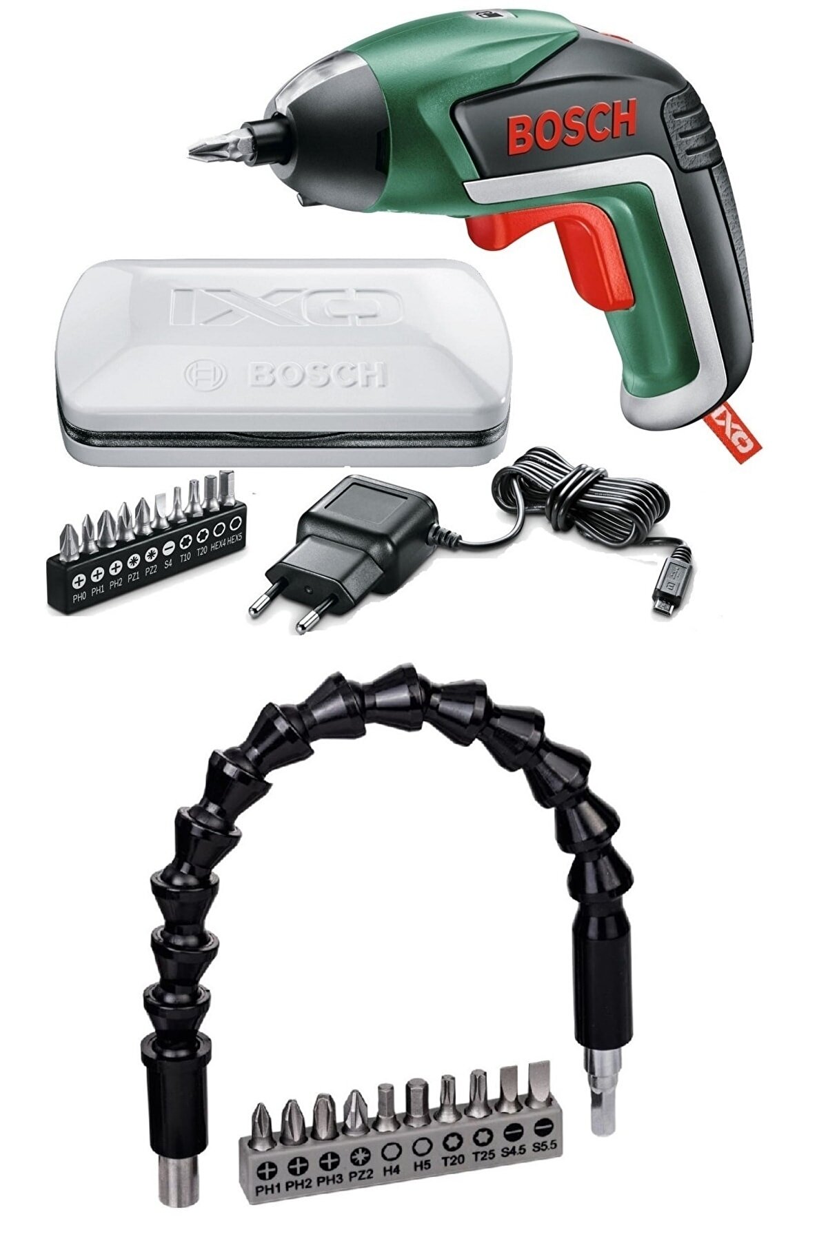 Bosch Ixo V 3,6 V Akülü Şarjlı Tornavida Saklama Kutulu Şarjlı Matkap ...