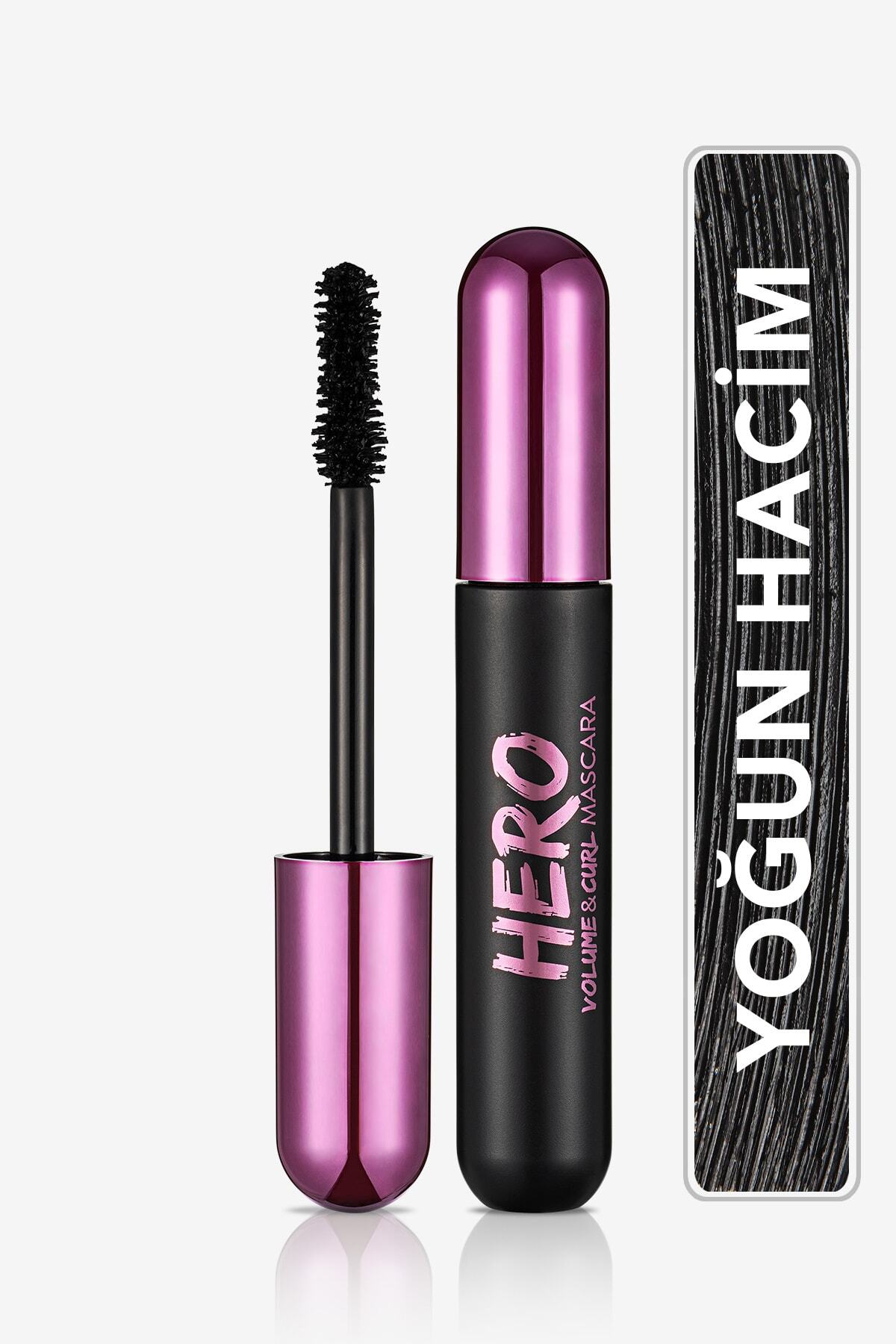 Flormar Maskara - Hero Volume&curl Mascara 000 Black 32000127-000 ...