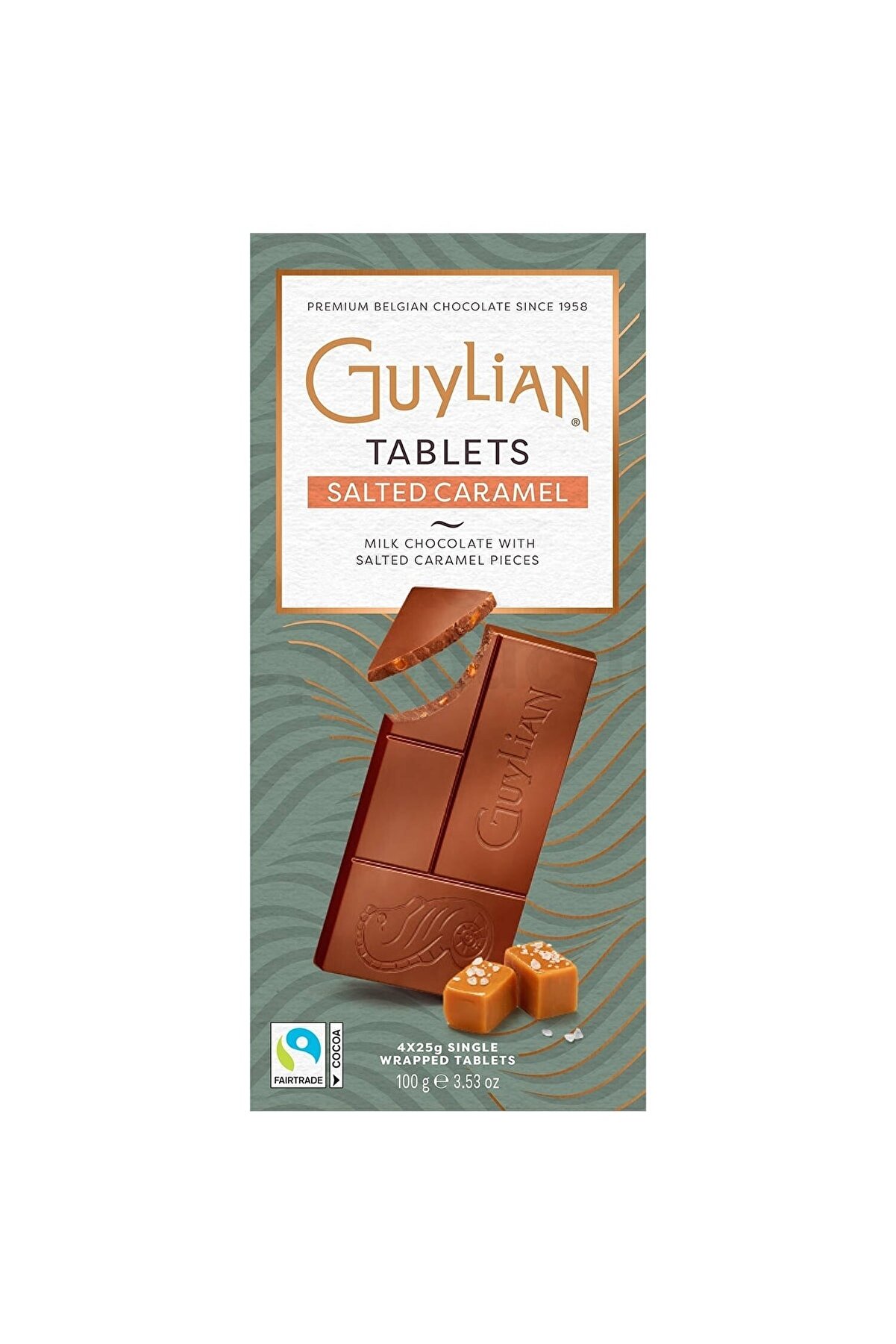 Guylian Tablets Salted Caramel Milk Chocolate 100 Gr Fiyatı, Yorumları ...