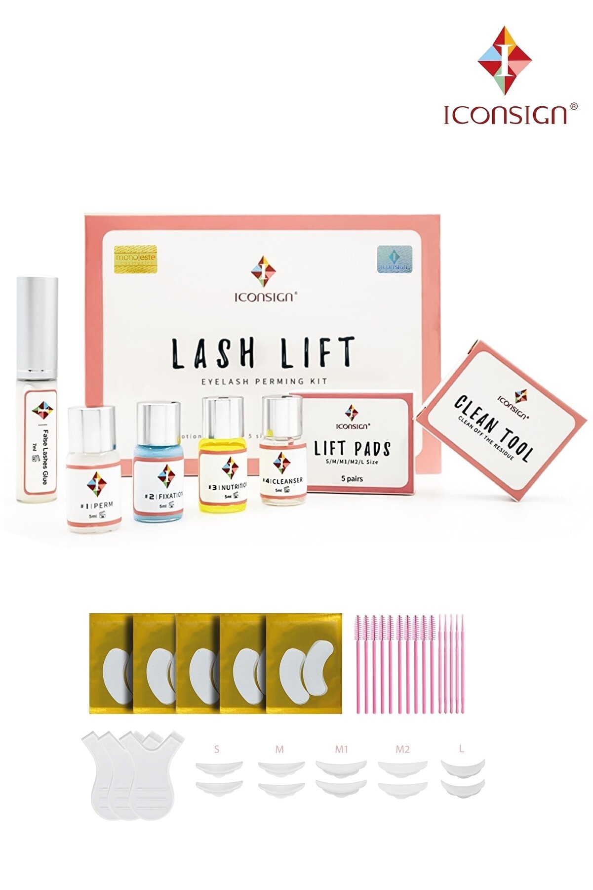 iconsign Lash Lift ® Lash Lift Kit, Kirpik Perma seti, Kirpik Lifting Tam Set Fiyatı, Yorumları ...