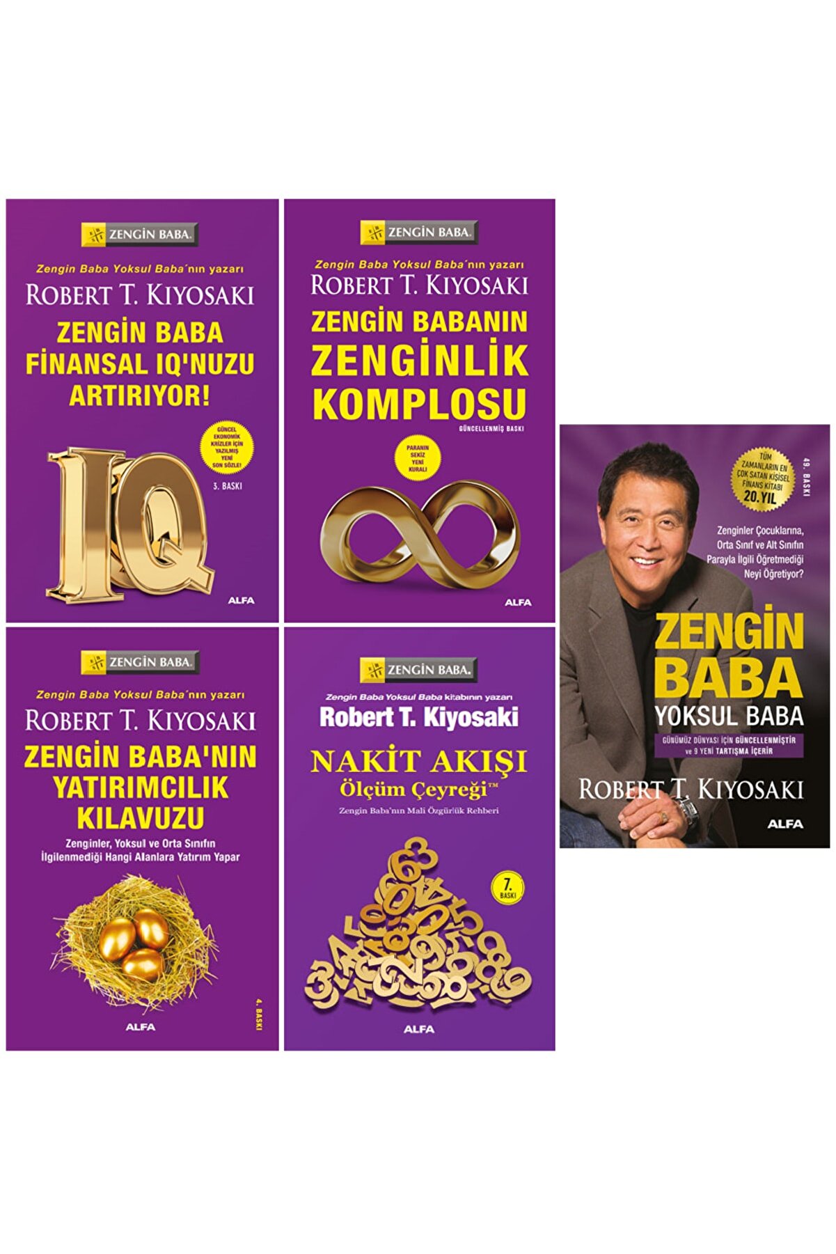 Alfa Yayınları Robert T. Kiyosaki 5 Kitap Set - Zengin Baba Yoksul Baba Fiyatı, Yorumları - Trendyol