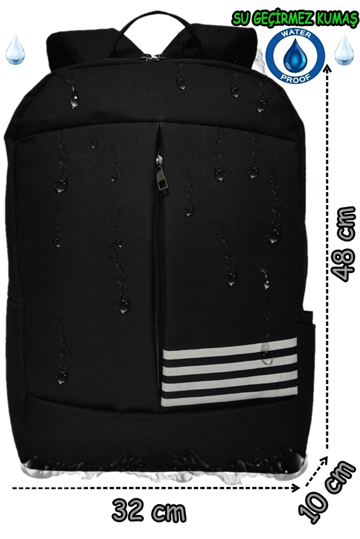 USF Notebook Bilgisayar 17'' Ped Korumalı Laptop Sırt Çantası Su Ve ...