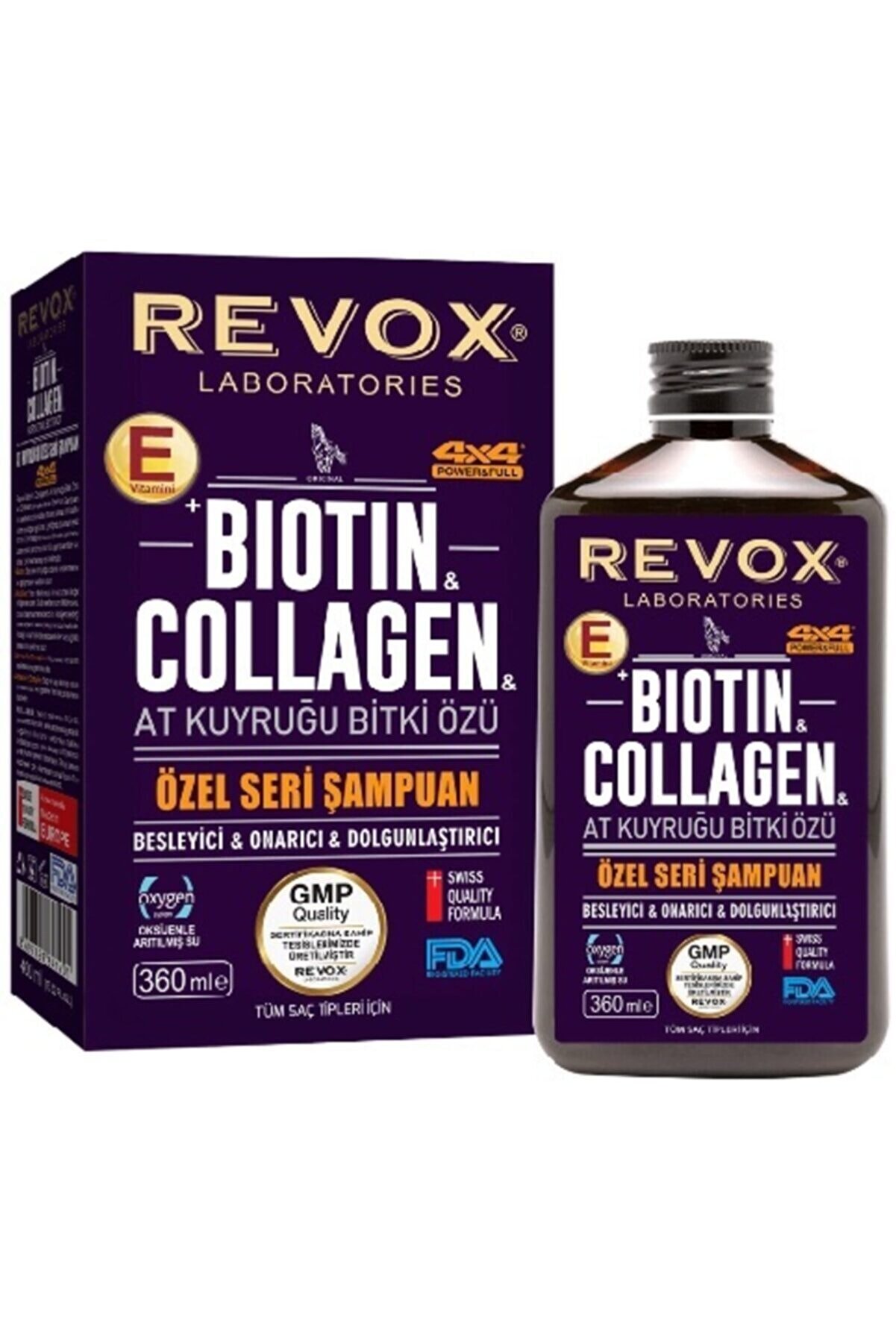 Revox At Kuyruğu Biotin Collagen Şampuan 360 Ml - Fiyatı, Yorumları