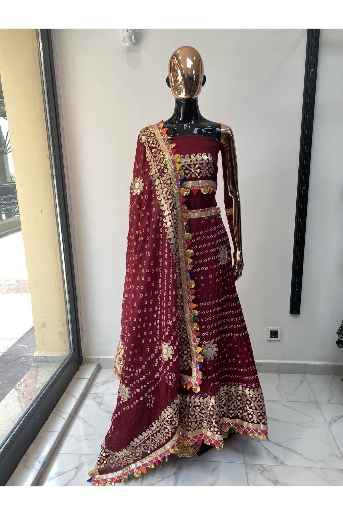 Aashiv's Collection Kadın Hint Elbiseleri Fiyatı, Yorumları - Trendyol