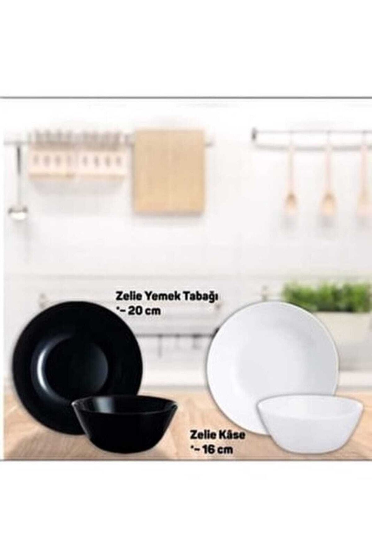 Luminarc Lumınarc Arcopal Zelie Siyah 12 Parça 6 Kişilik Yemek Takımı ...