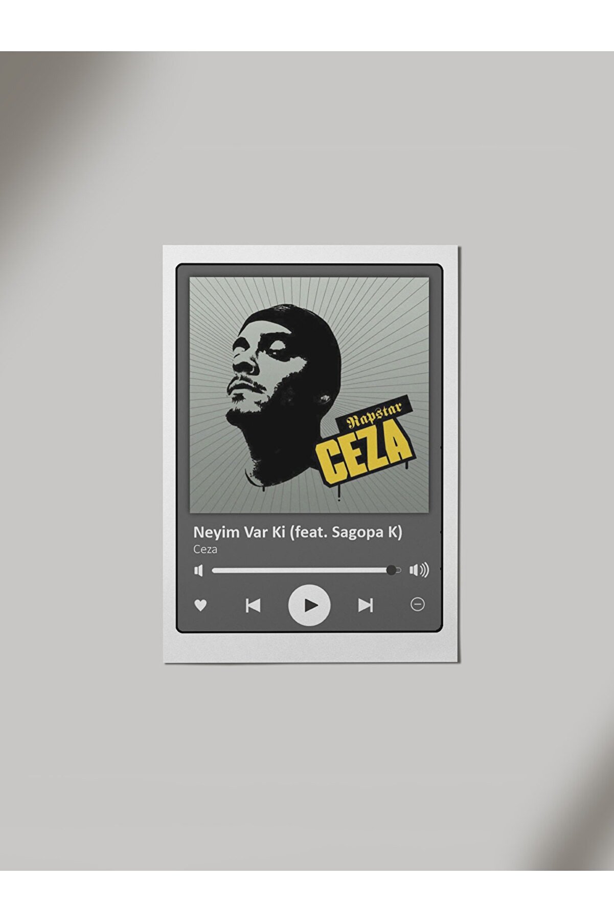 Panorama Ajans Rapper Ceza Ahşap Poster Tablo - Fiyatı, Yorumları