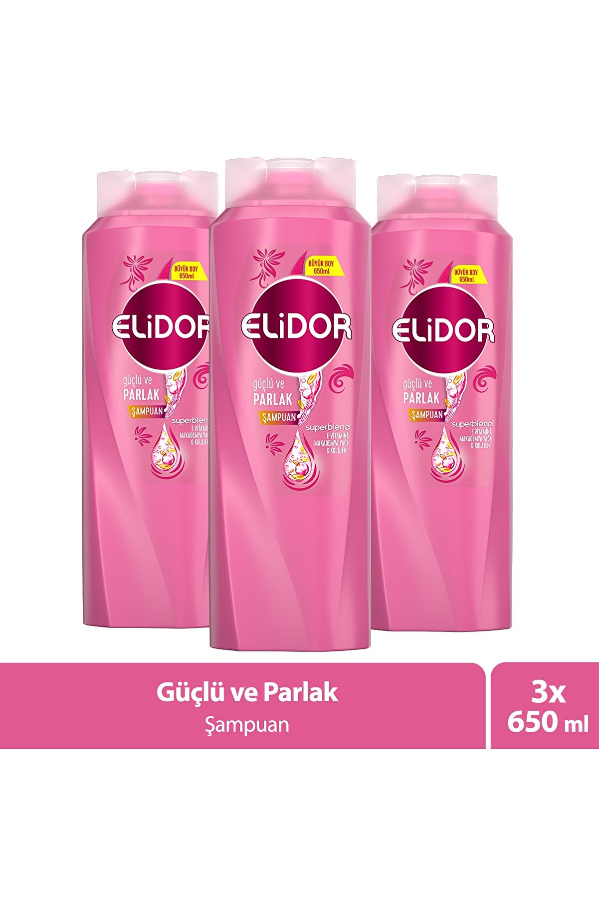 Elidor Superblend Saç Bakım Şampuanı Güçlü Ve Parlak E Vitamini ...
