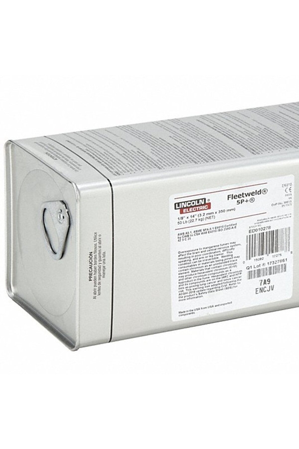 LİNCOLN ELECTRIC Fleetweld 5p+ 6010 Kalite 3,20mm Selülozik Elektrot 22 ...