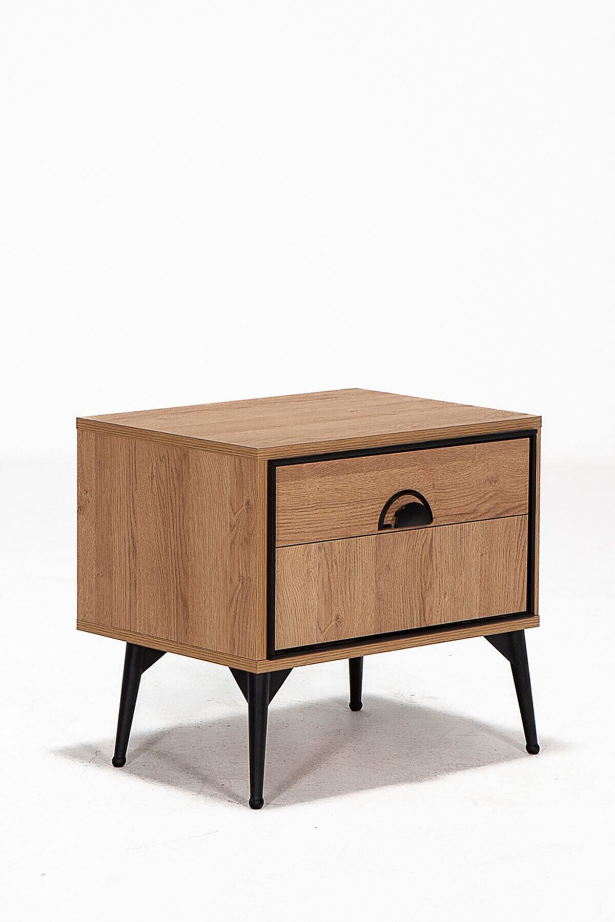 Modalife Megan Tek Çekmeceli Komodin - Meşe Fiyatı, Yorumları - Trendyol